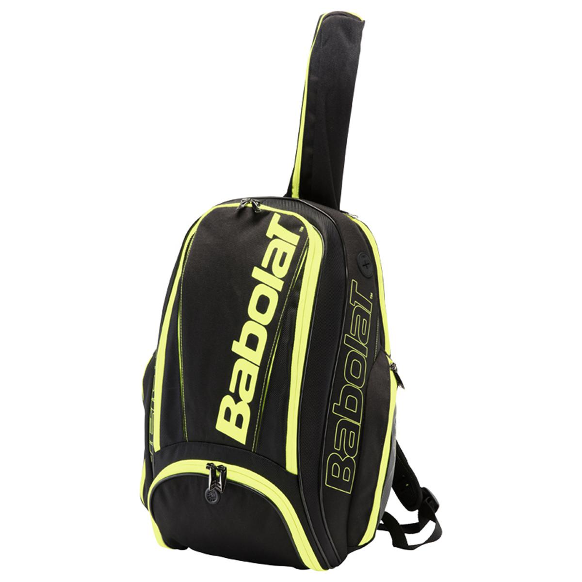 Babolat Pure Backpack - Black/Fluorescent Yellow - Tennisnuts.com