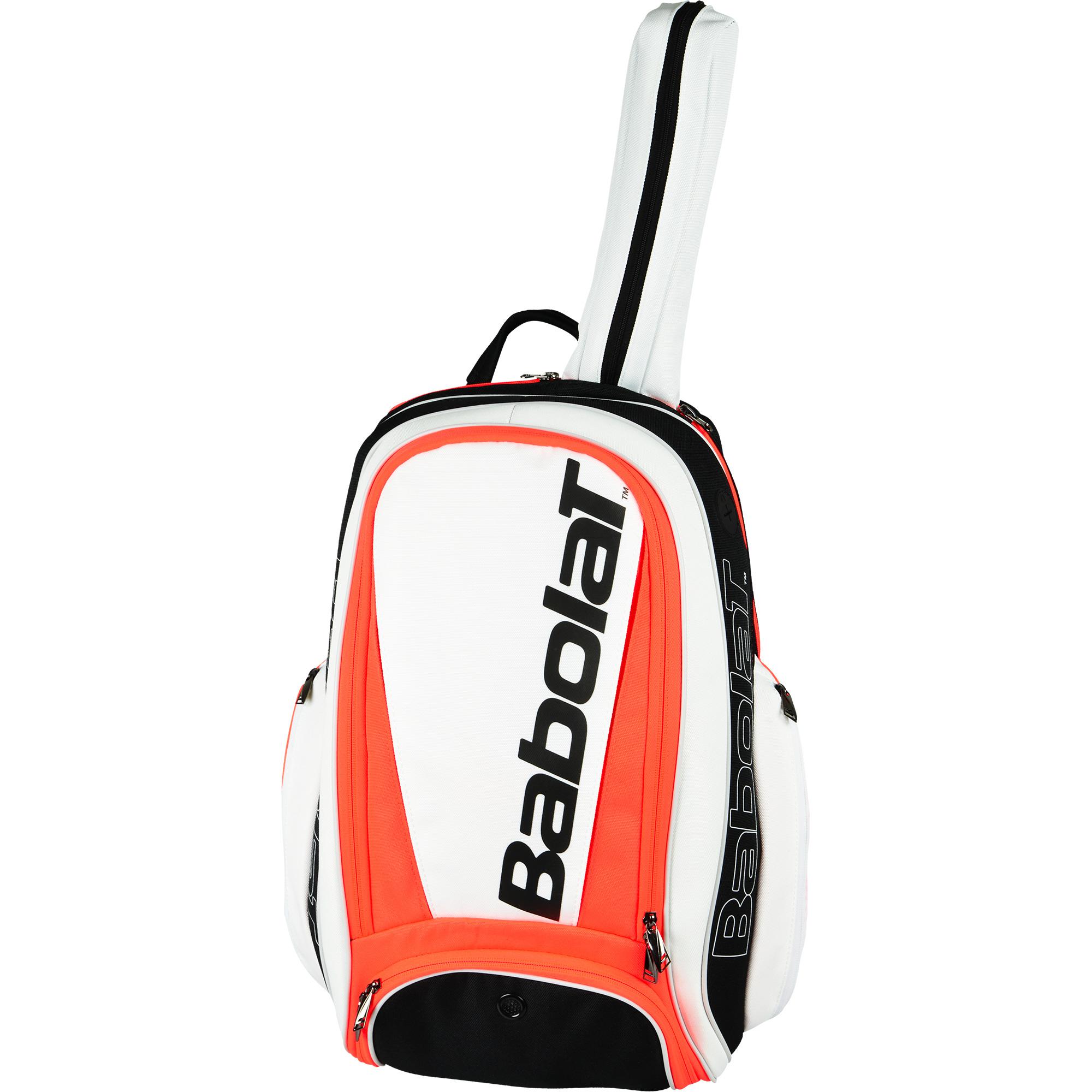 Babolat Pure Strike Backpack - White/Fluo Strike - Tennisnuts.com