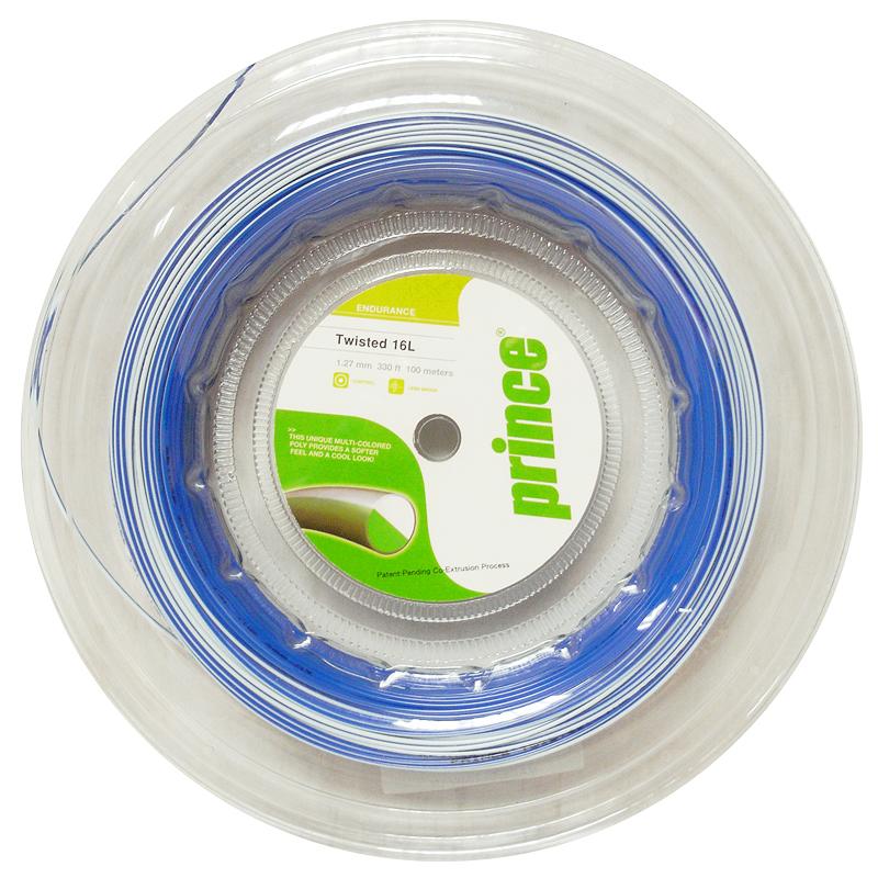 Prince Twisted 16L (1.27mm) 100m Tennis String Reel - Blue/White ...