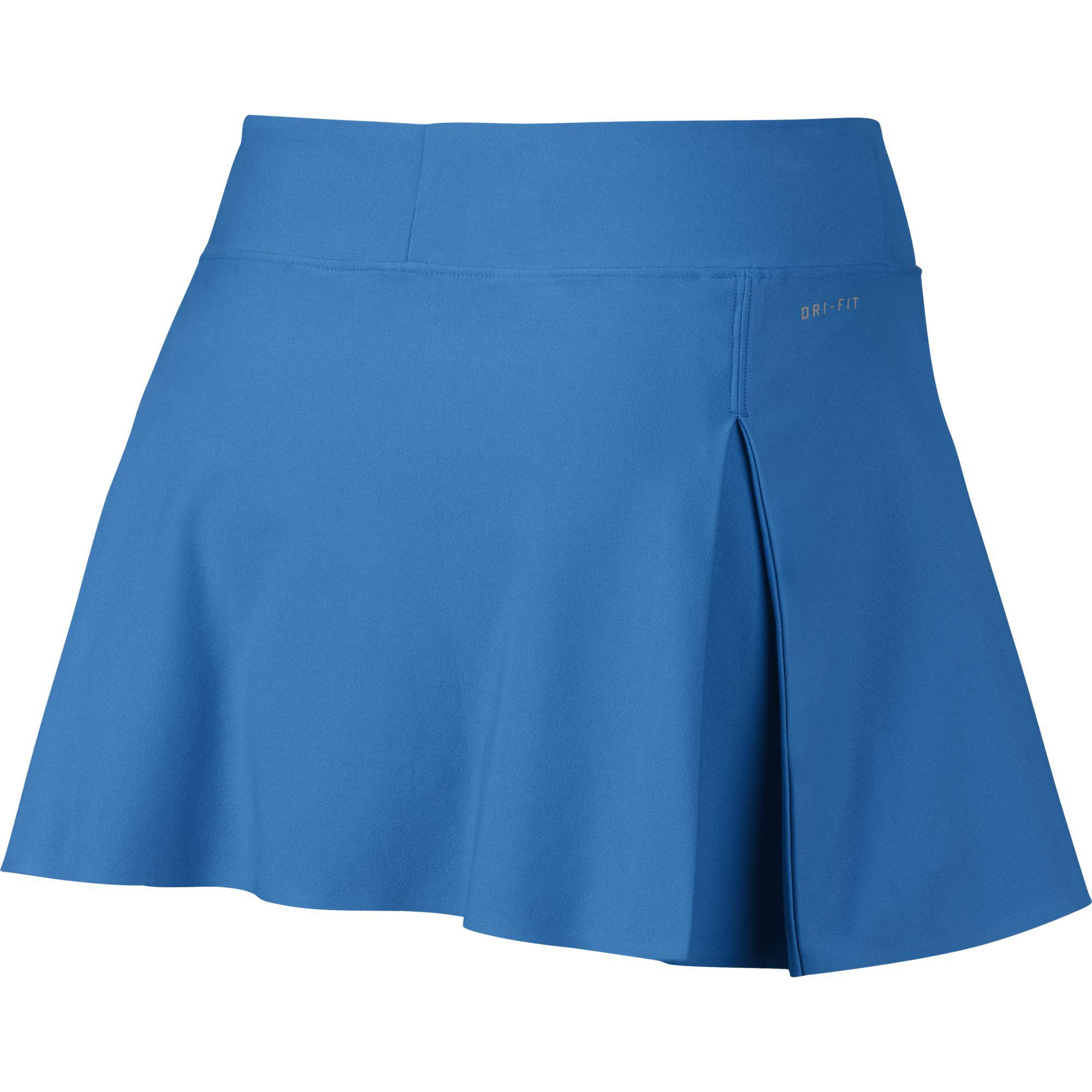 Nike Womens Premier Skort - Light Photo Blue - Tennisnuts.com
