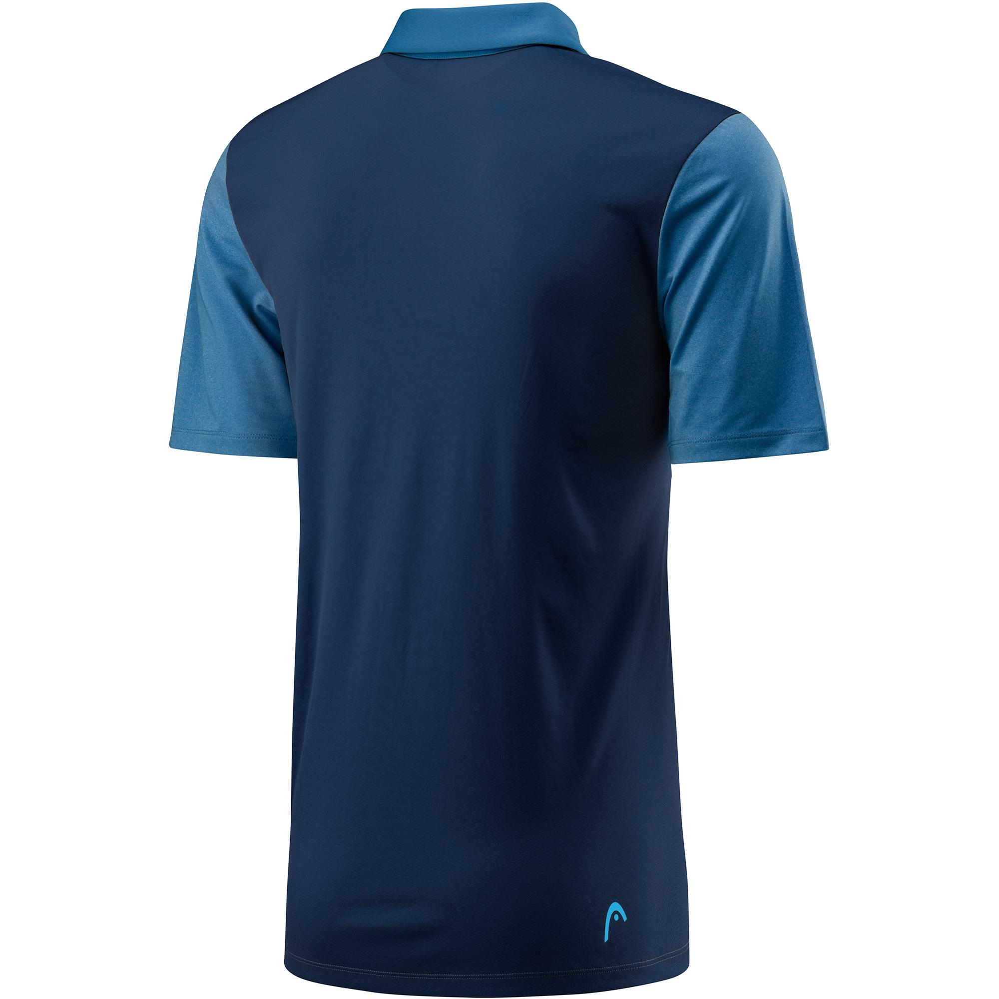 Head Mens Vision Polo Shirt - Navy - Tennisnuts.com