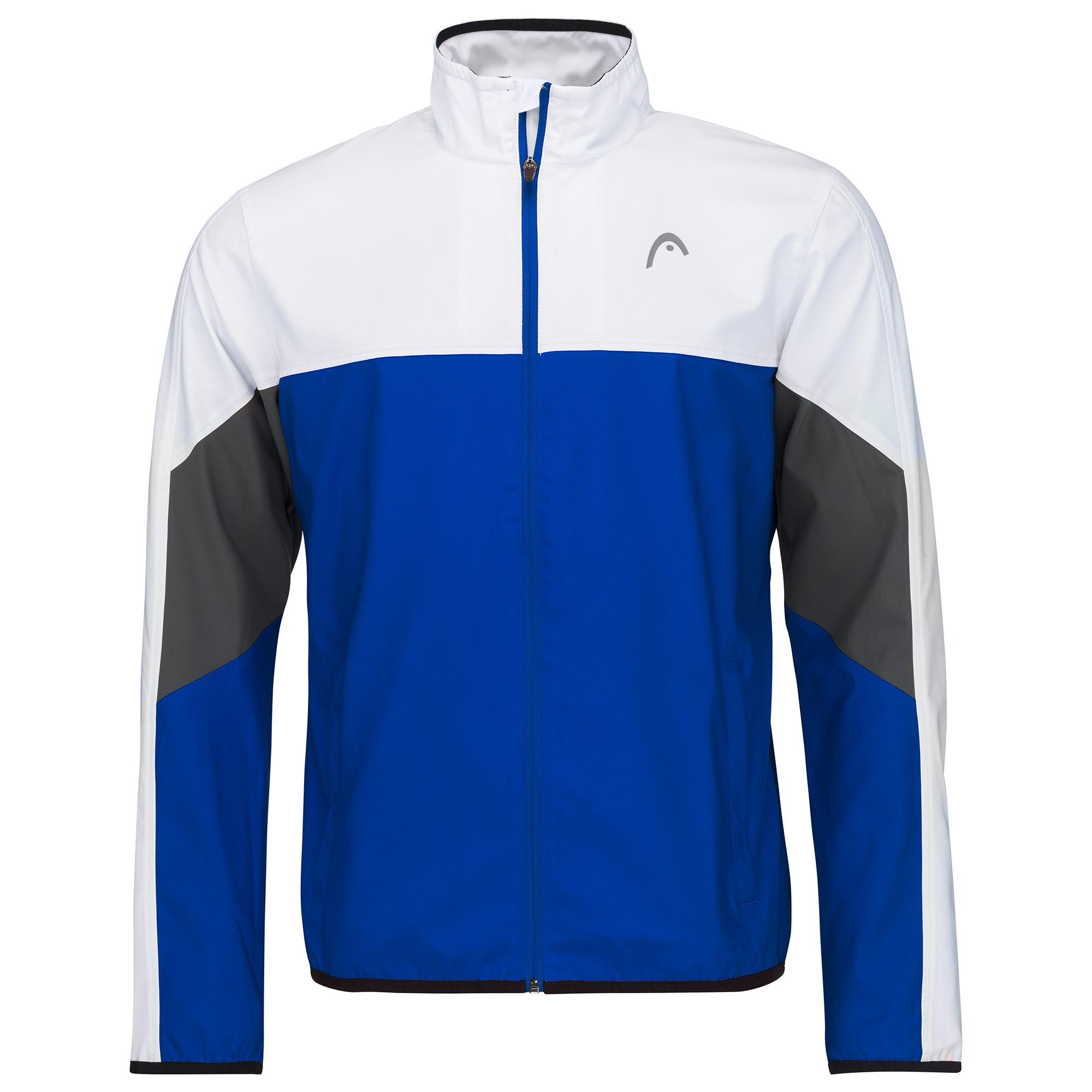Head Mens Club Jacket - Royal Blue/White - Tennisnuts.com