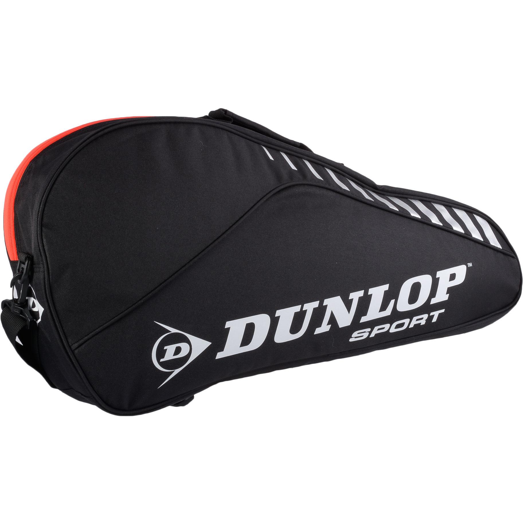 Dunlop Club 3 Racket Bag - Black/Red - Tennisnuts.com