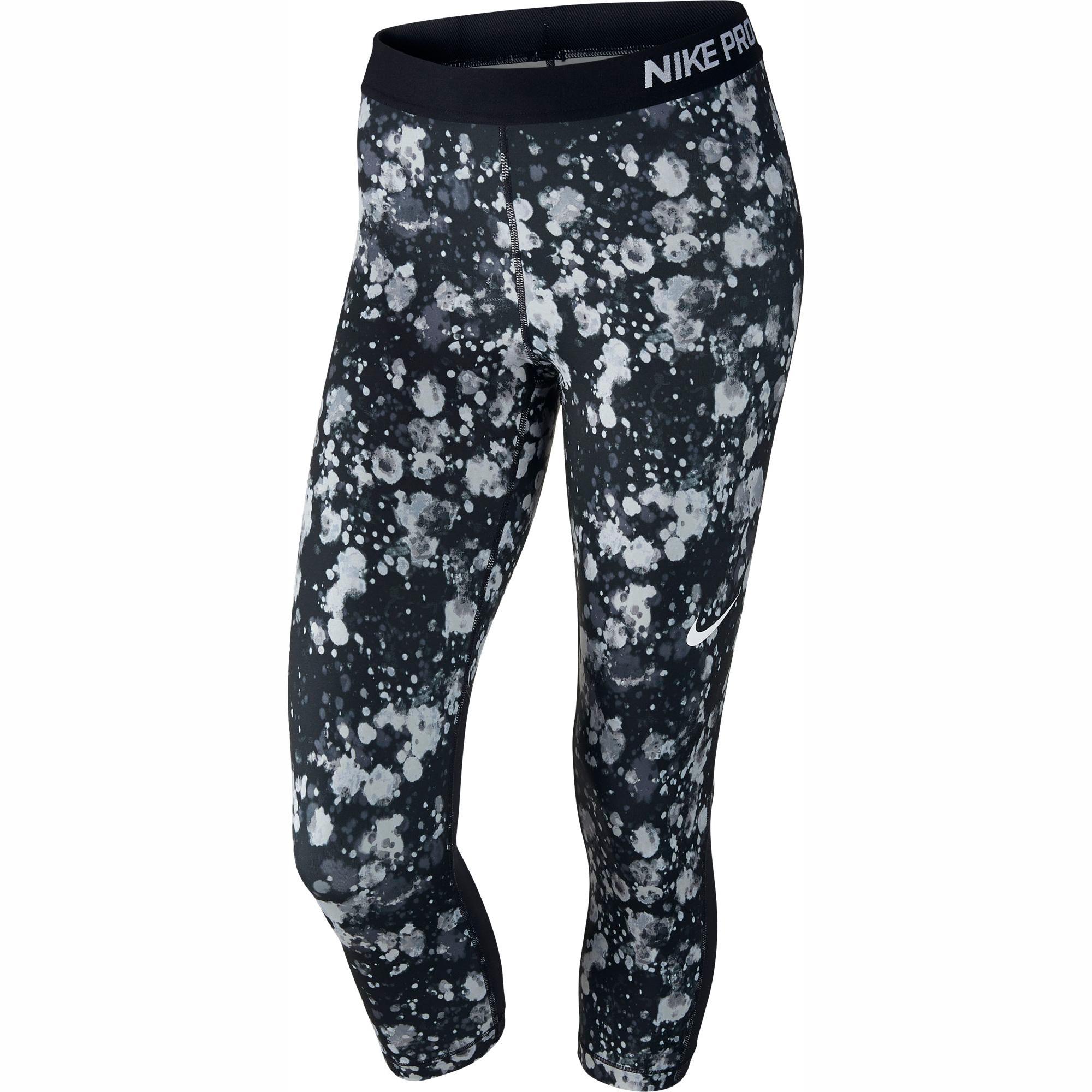 Nike Womens Pro Cool Capri - Black - Tennisnuts.com