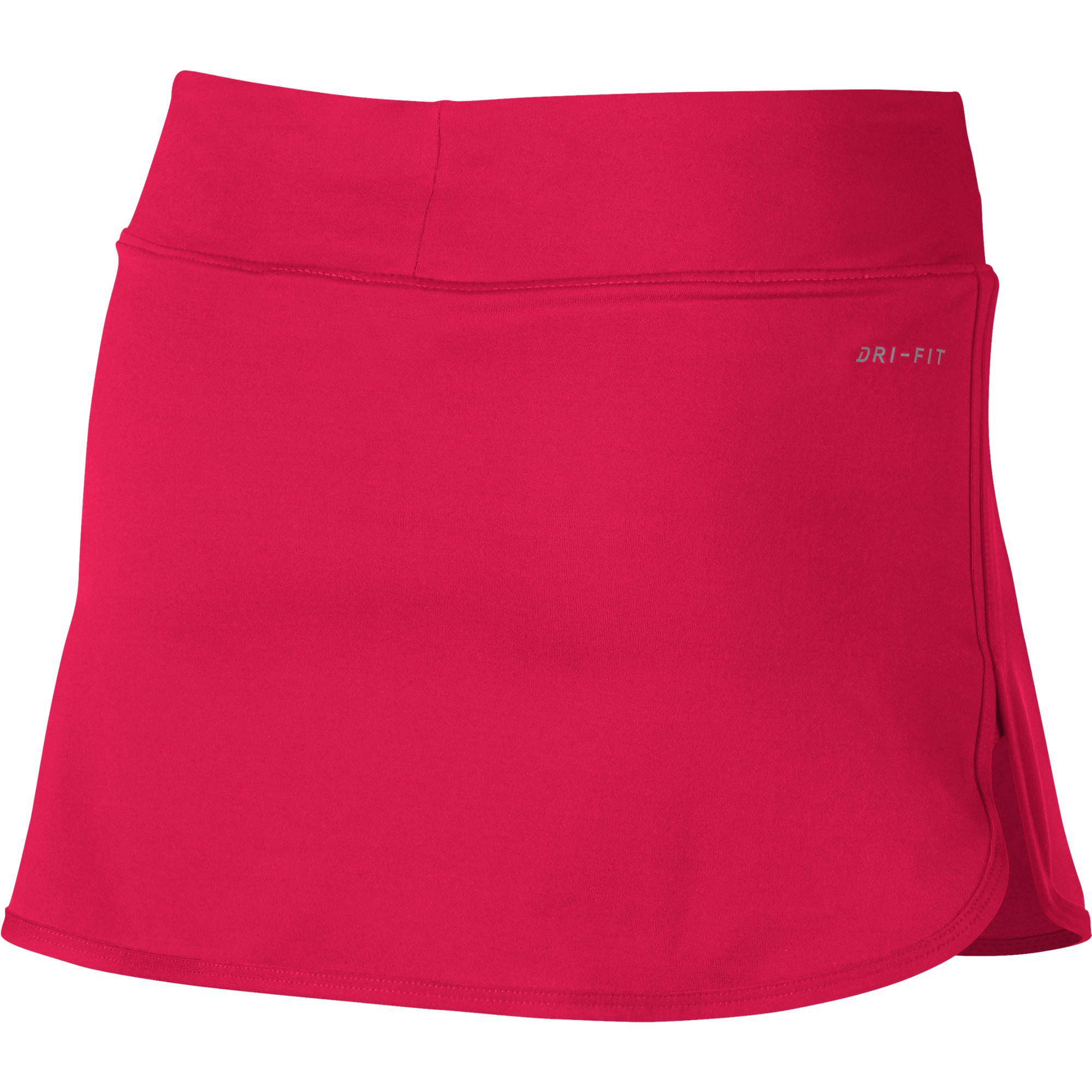 Nike Girls Tennis Skort - Action Red/White - Tennisnuts.com