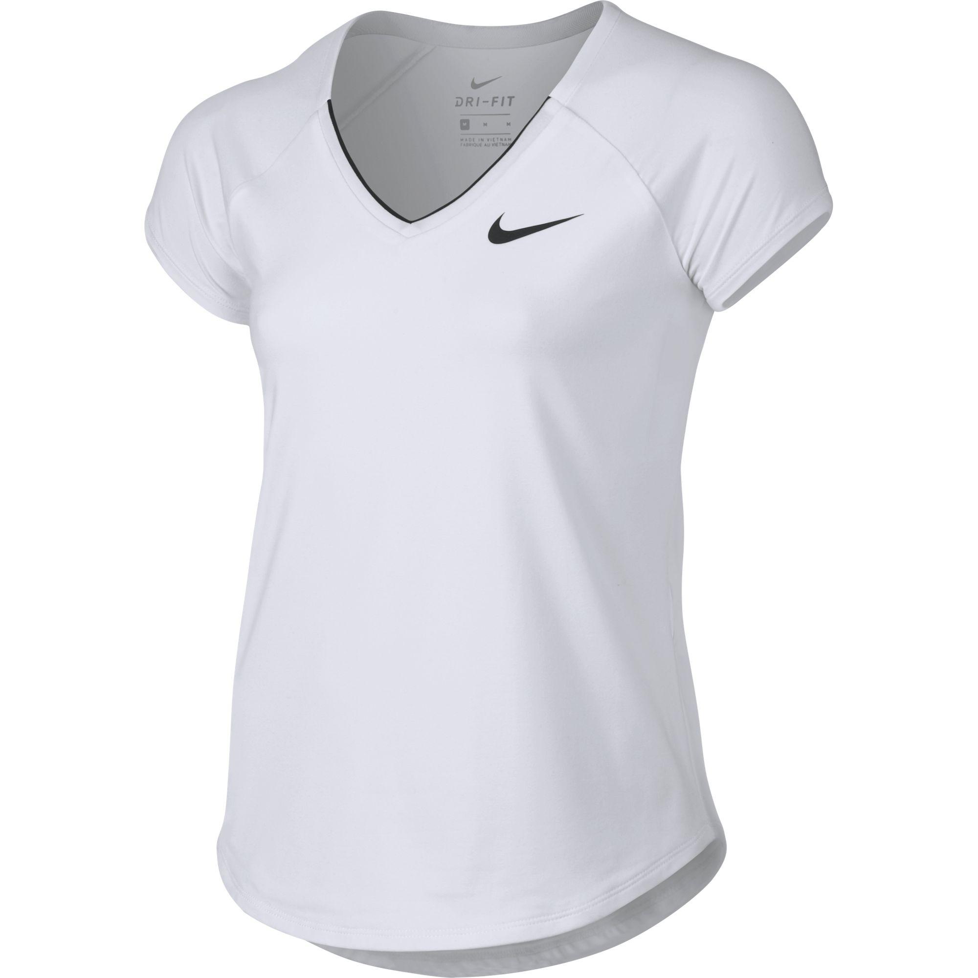 Nike Girls Tennis Tee White