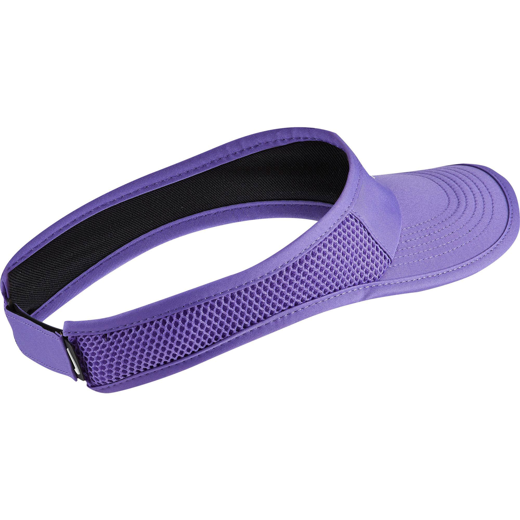 Nike Womens AeroBill Tennis Visor - Psychic Purple/White - Tennisnuts.com