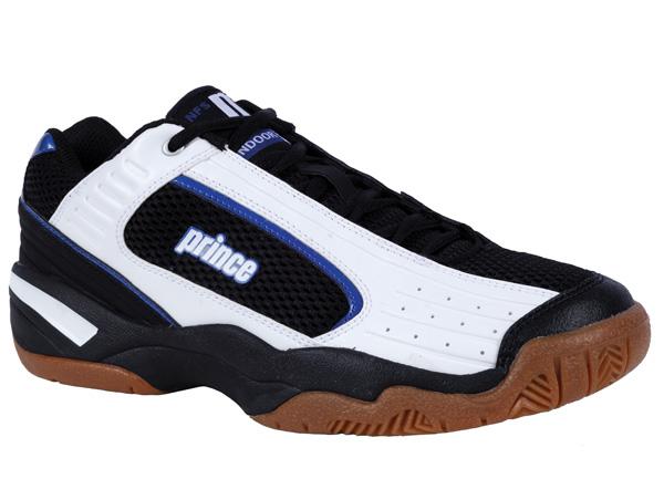 Prince NFS Indoor V Squash Shoes - Black/White - Tennisnuts.com