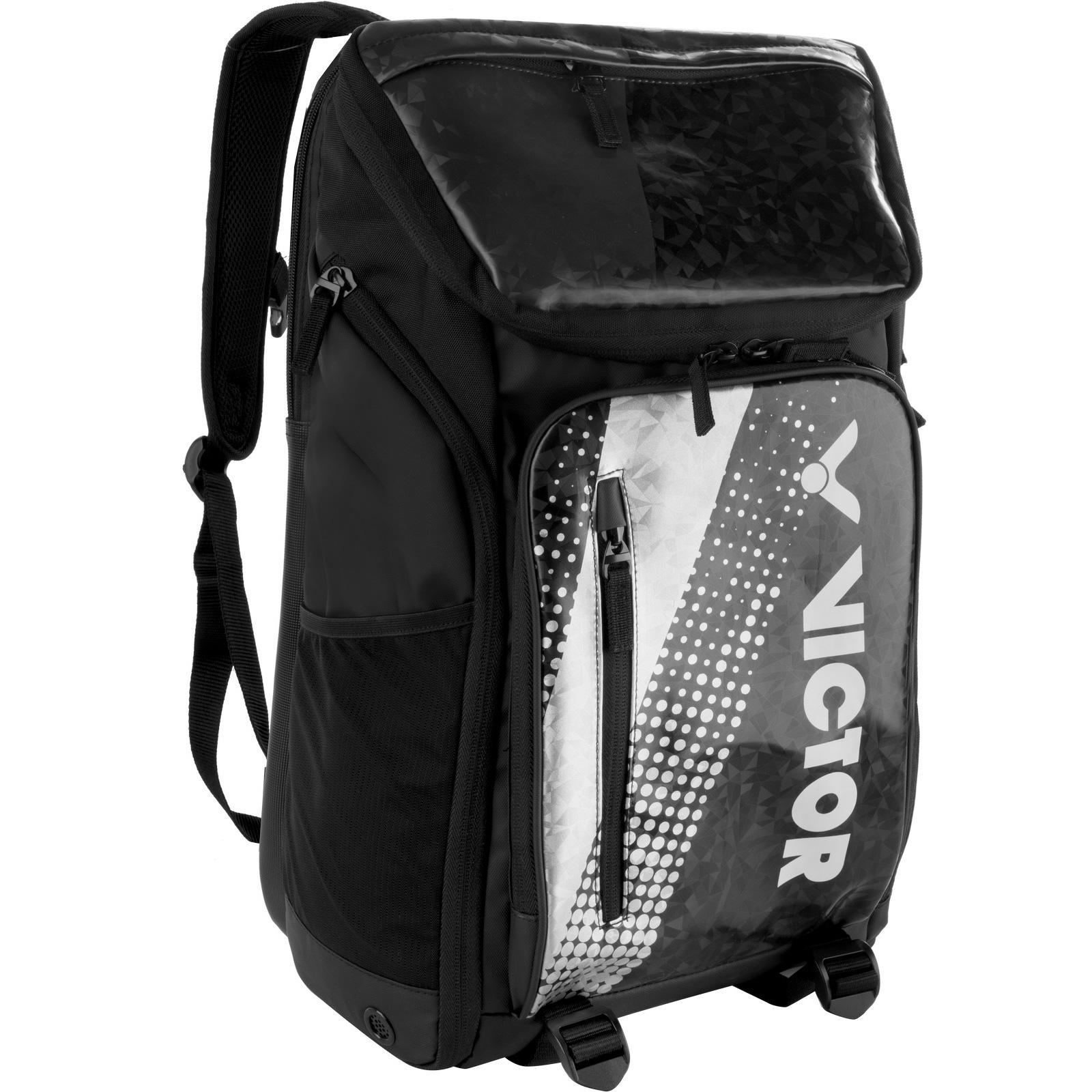 Victor Backpack (9008) - Black/Silver - Tennisnuts.com