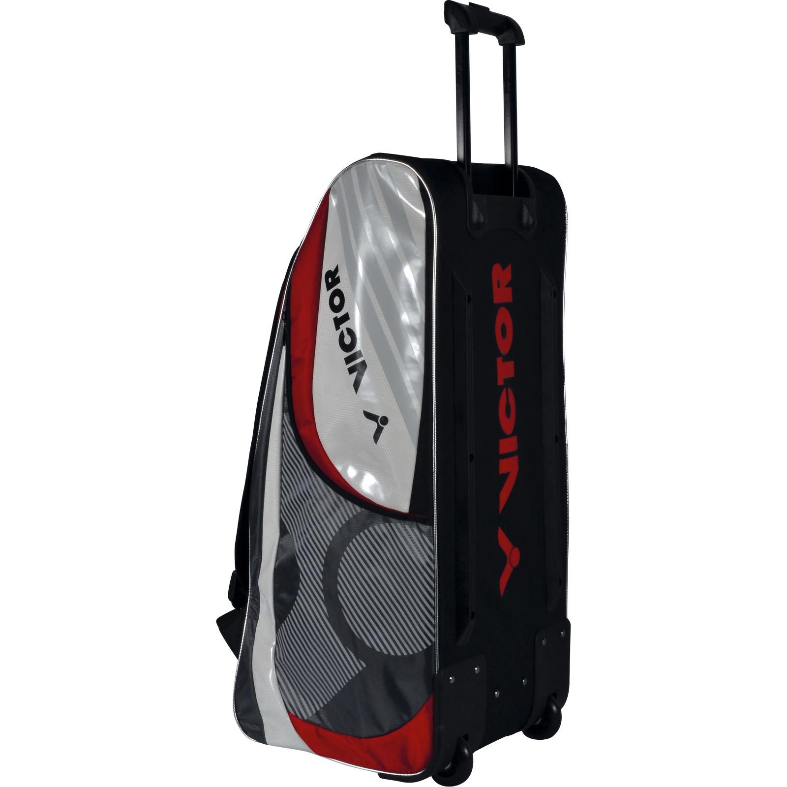 Victor Supreme Multi Thermo 9 Racket Bag (9097) - Grey/Red - Tennisnuts.com