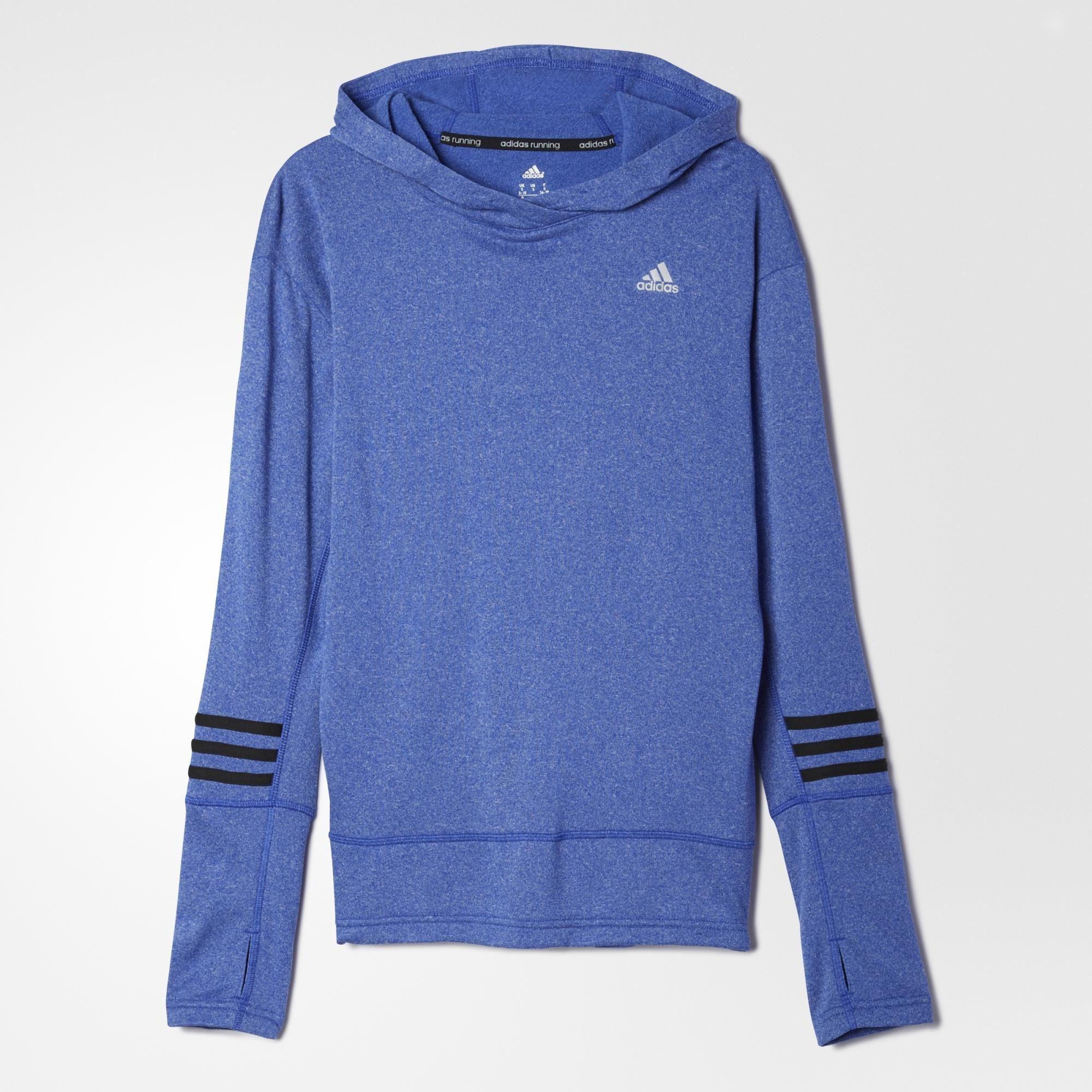 Adidas Womens Response Icon Hoodie - Bold Blue - Tennisnuts.com