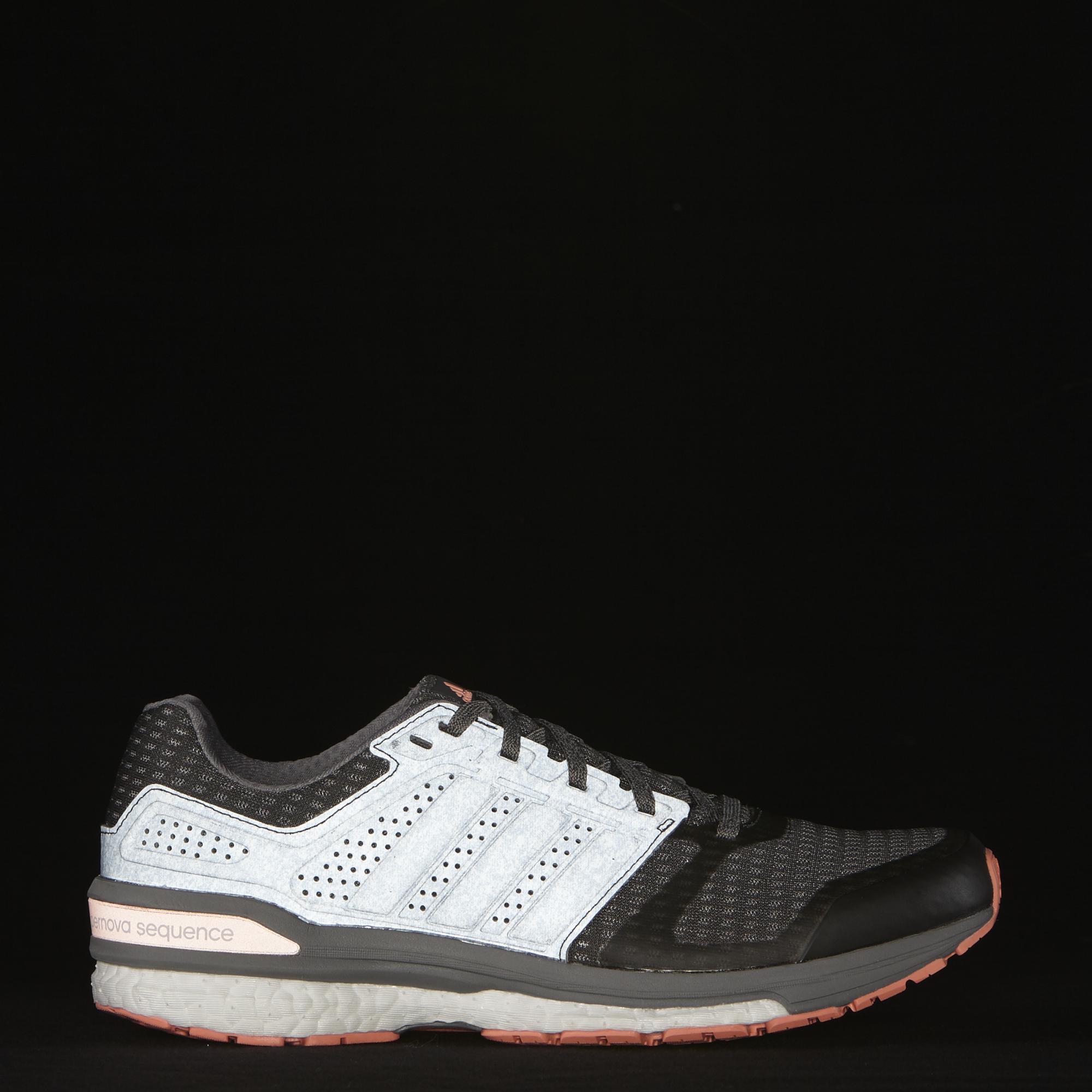 Adidas Womens Supernova Sequence 8 Boost Running Shoes - Grey ...
