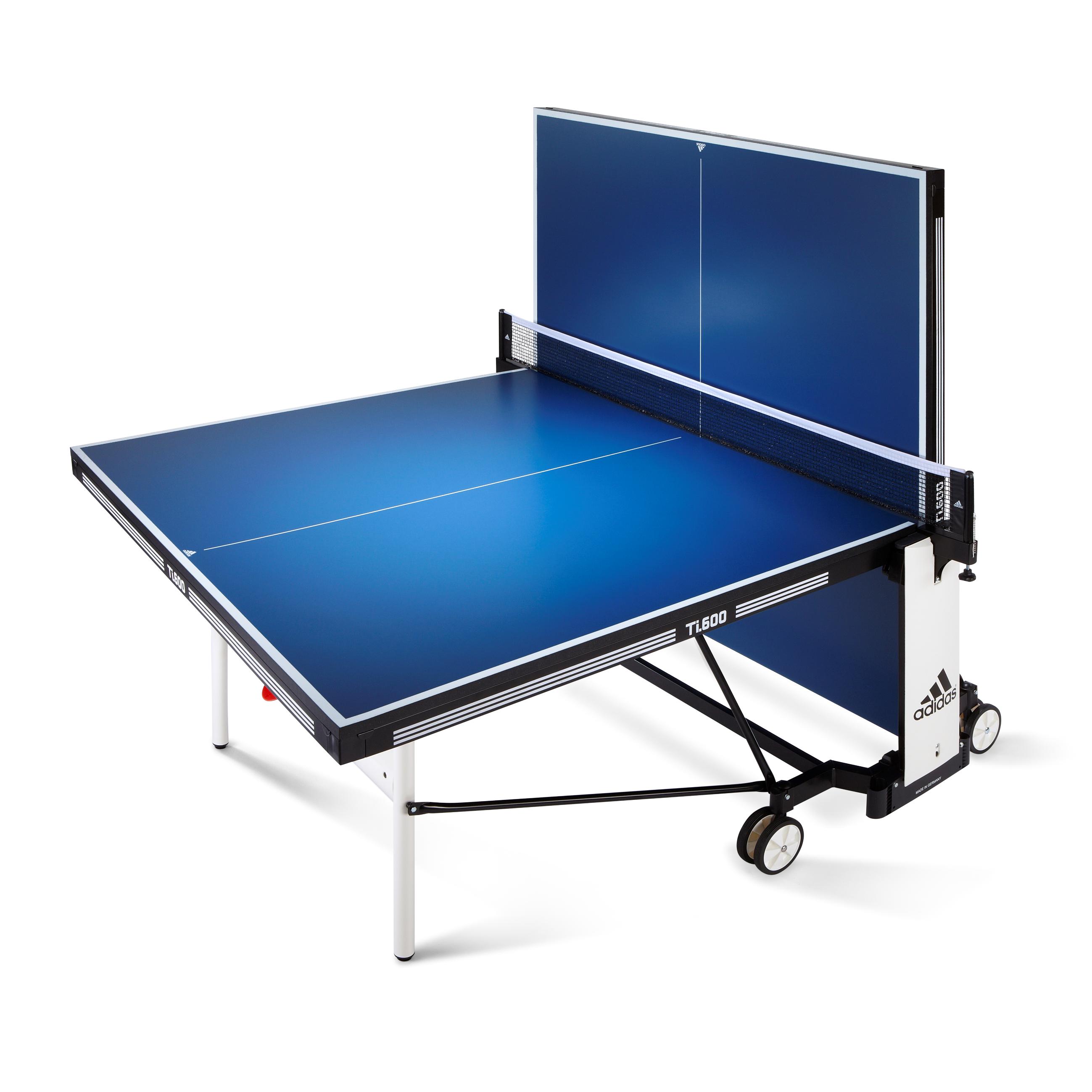 Adidas Ti.600 Indoor Table Tennis Table - Blue - Tennisnuts.com