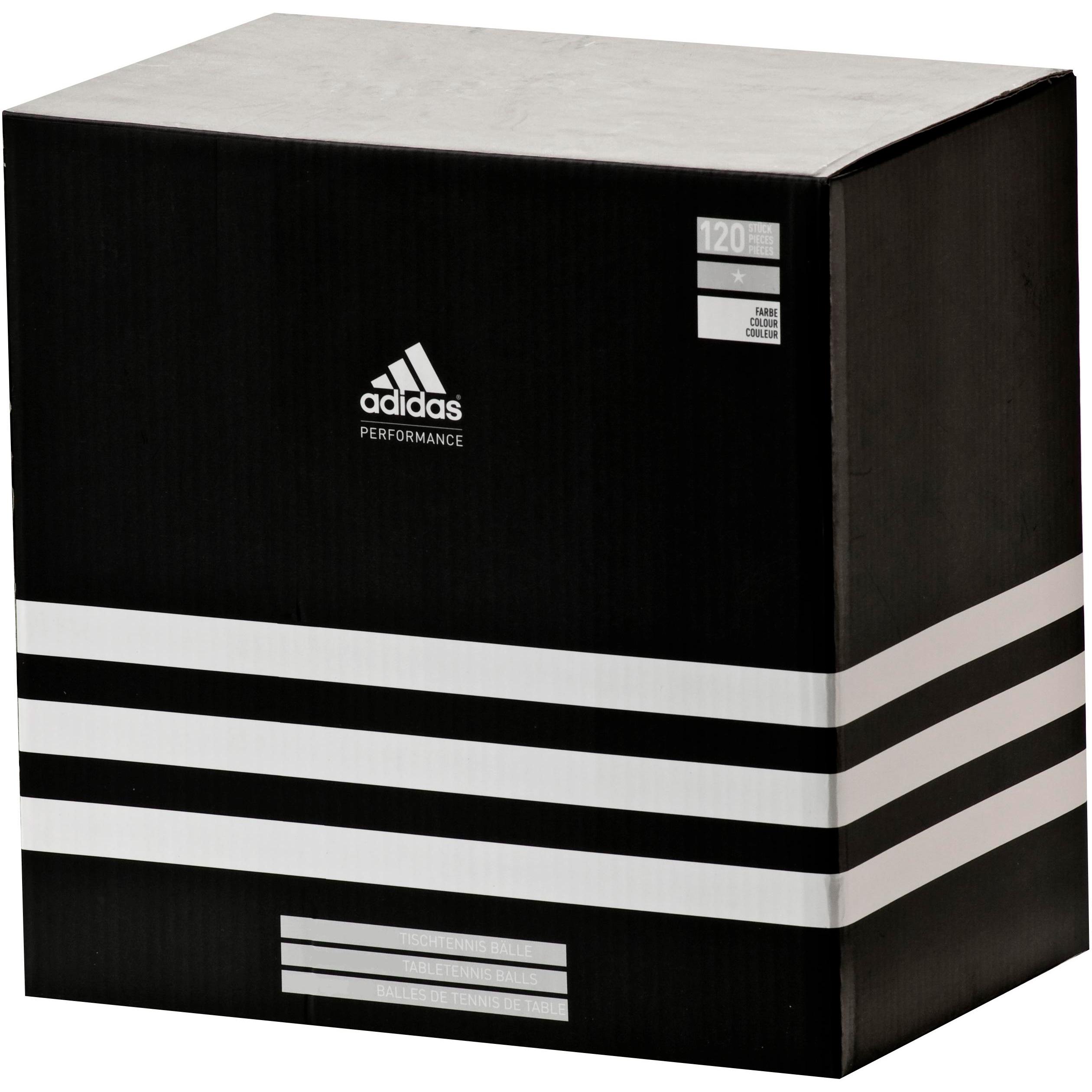 Adidas Training Table Tennis Balls - White & Orange - Tennisnuts.com