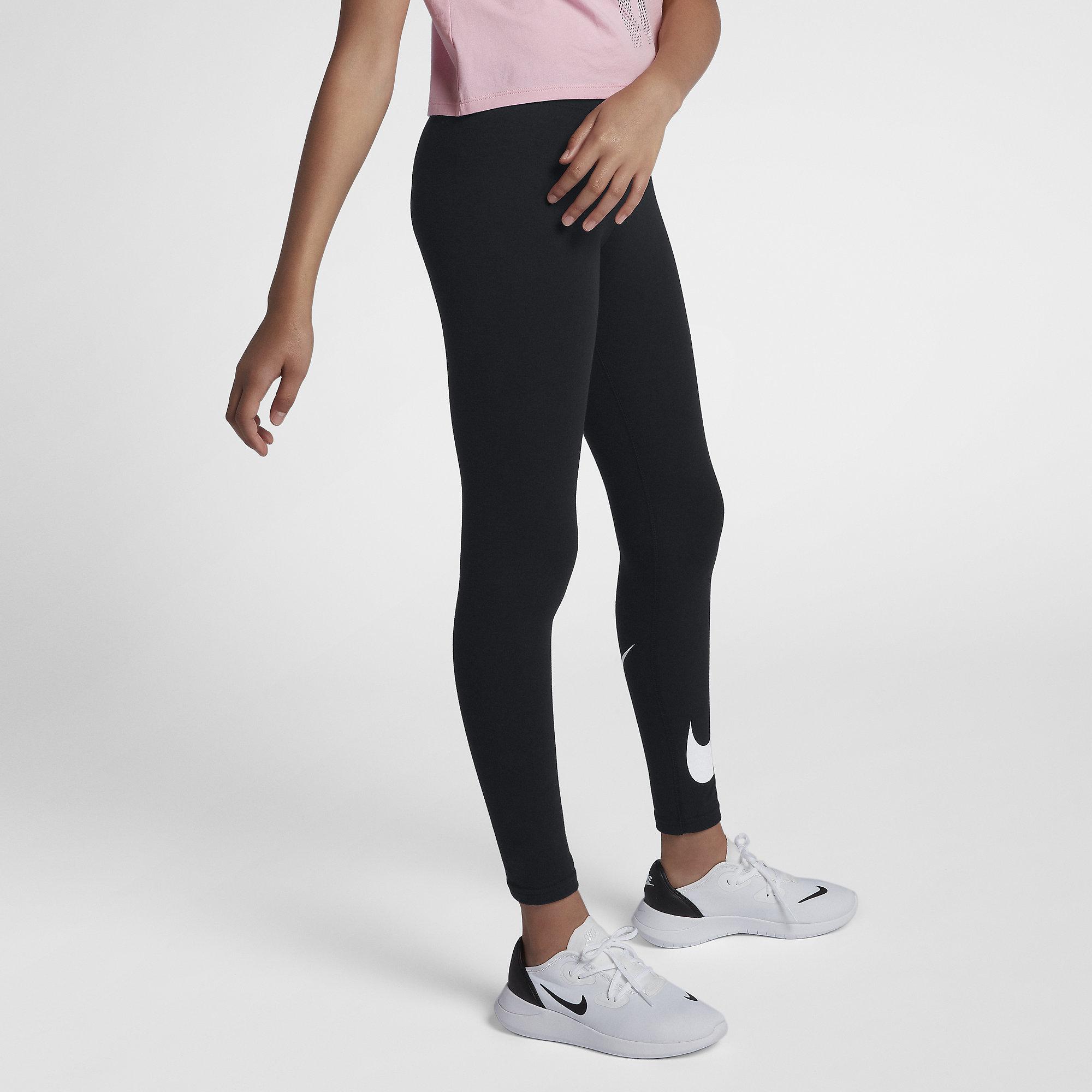 Nike Girls Sportwear Tights - Black - Tennisnuts.com