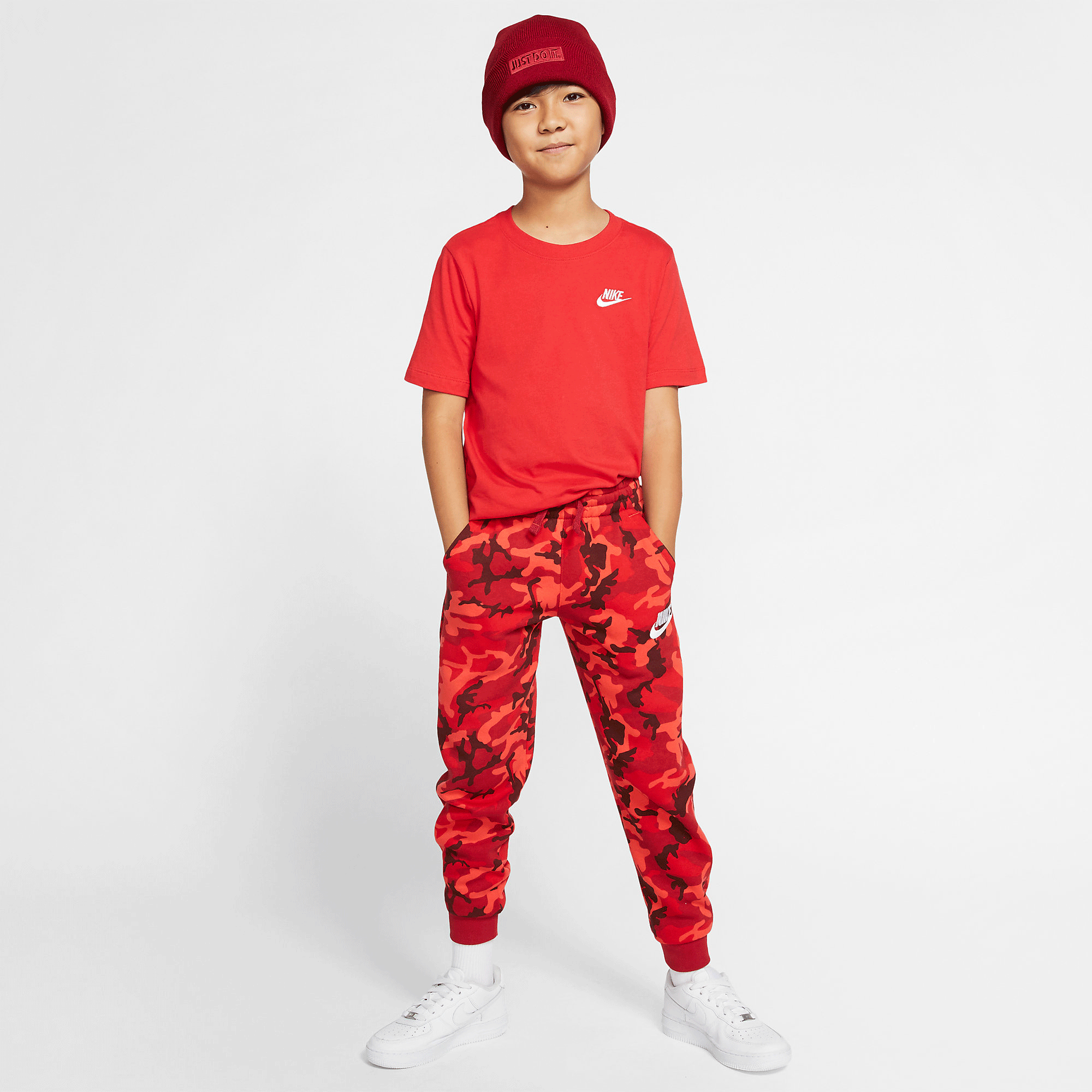 Nike Boys Sportswear Top - University Red - Tennisnuts.com
