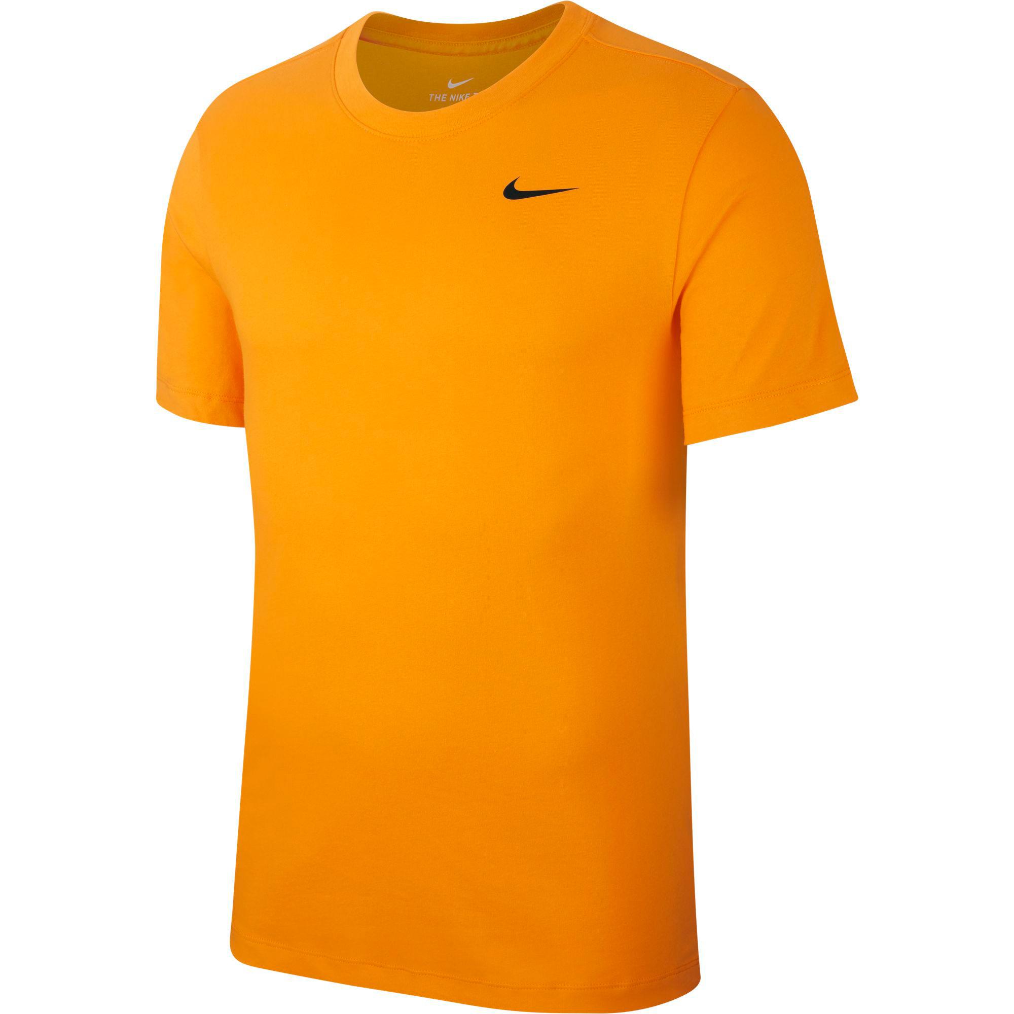 Nike Mens Dri-Fit Training Top - Orange Peel - Tennisnuts.com
