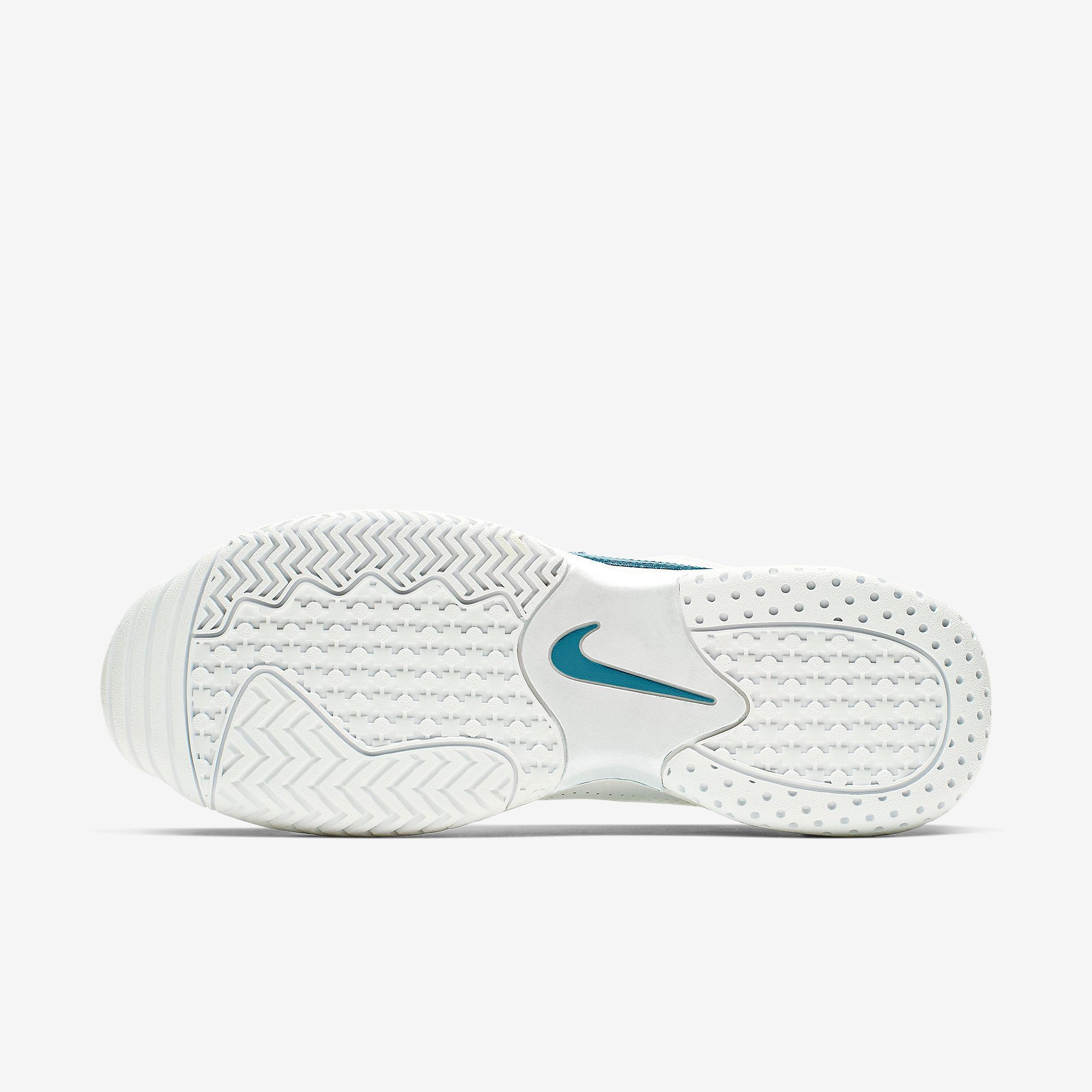Nike Mens Court Lite 2 Tennis Shoes - White/Blue/Green - Tennisnuts.com
