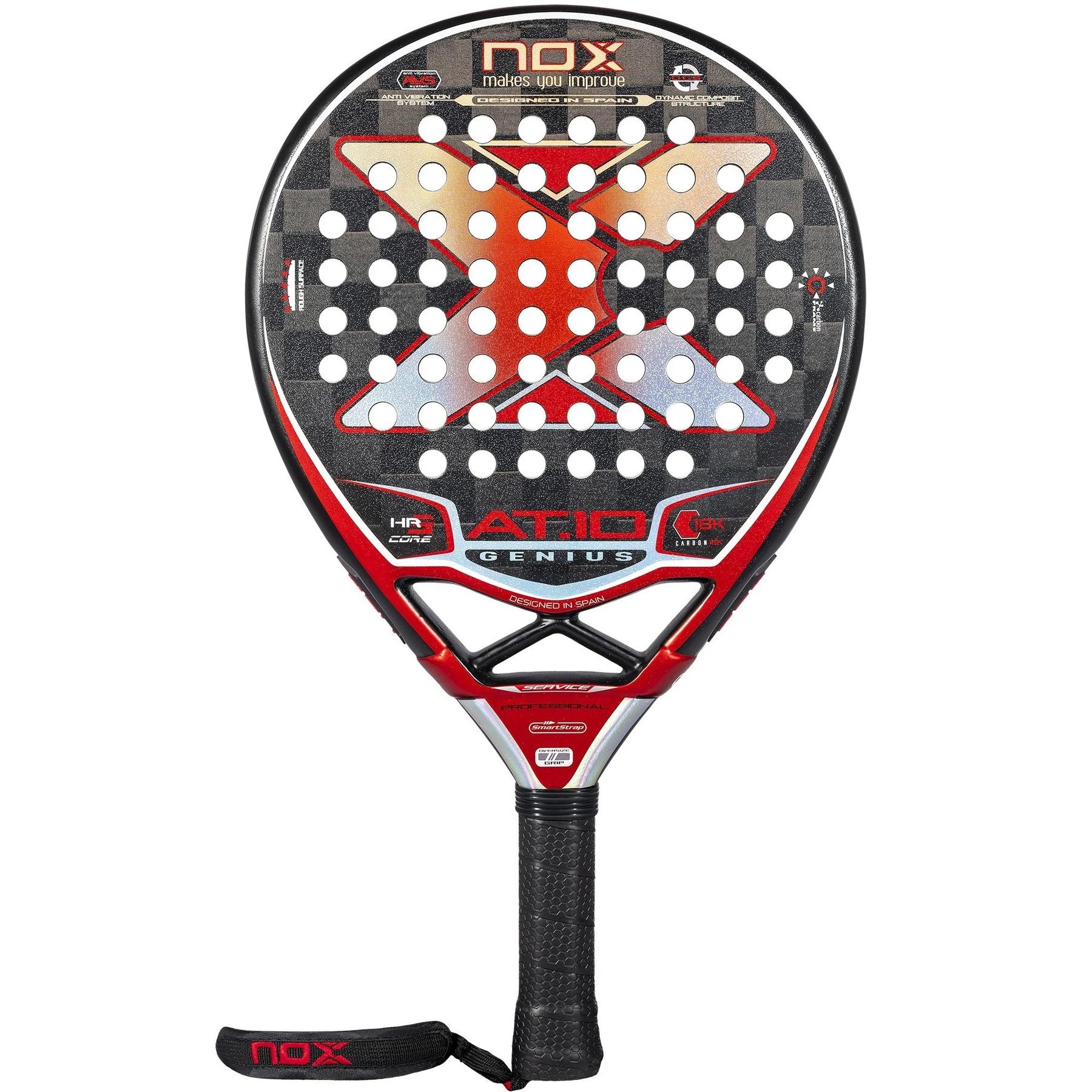 NOX AT10 Genius 18K Padel Racket - Tennisnuts.com