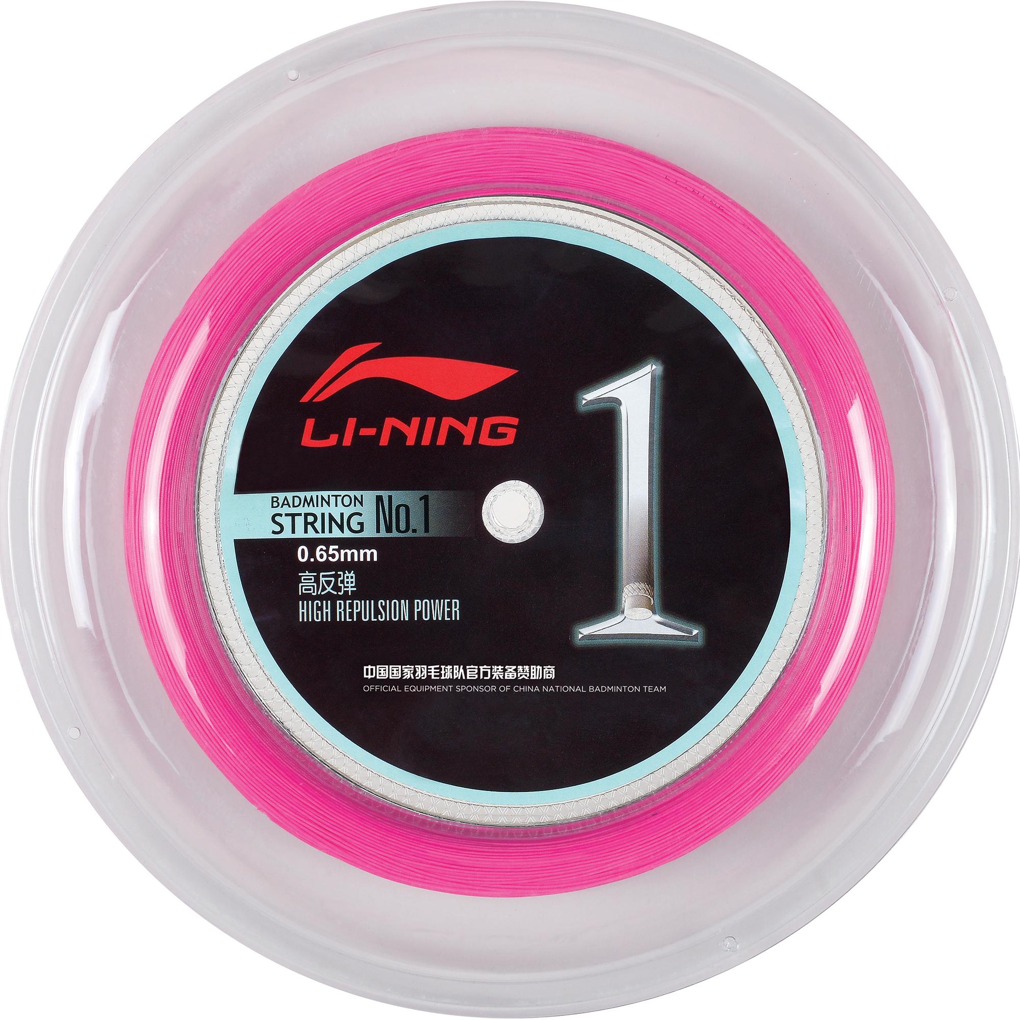 Li-Ning No.1 200m Badminton String Reel - Pink - Tennisnuts.com