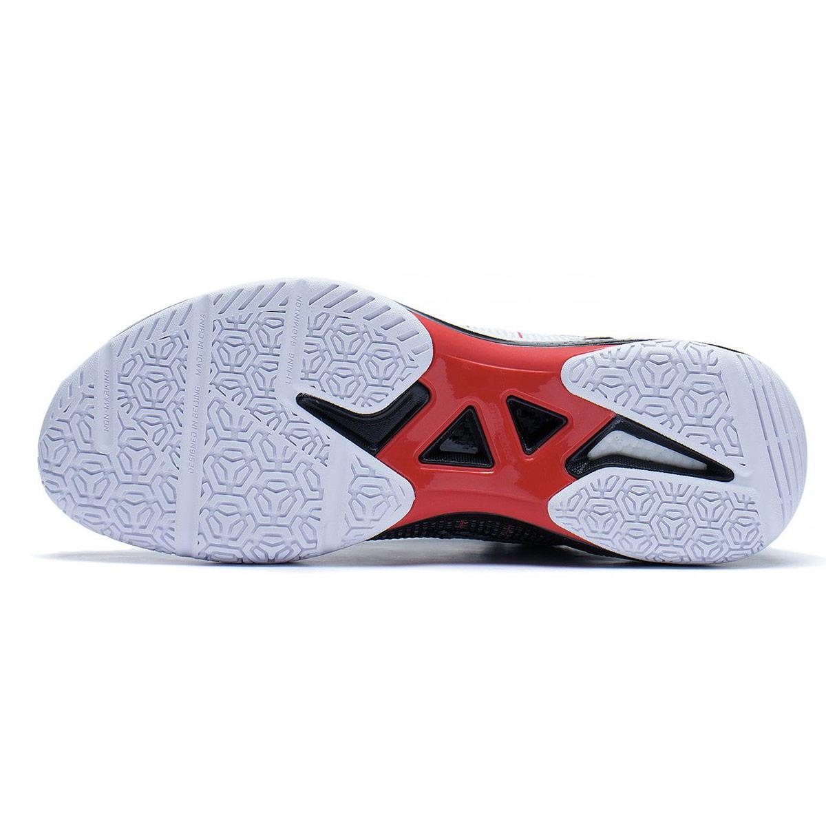 Li-Ning Mens Leiting Badminton Shoes - White/Black - Tennisnuts.com