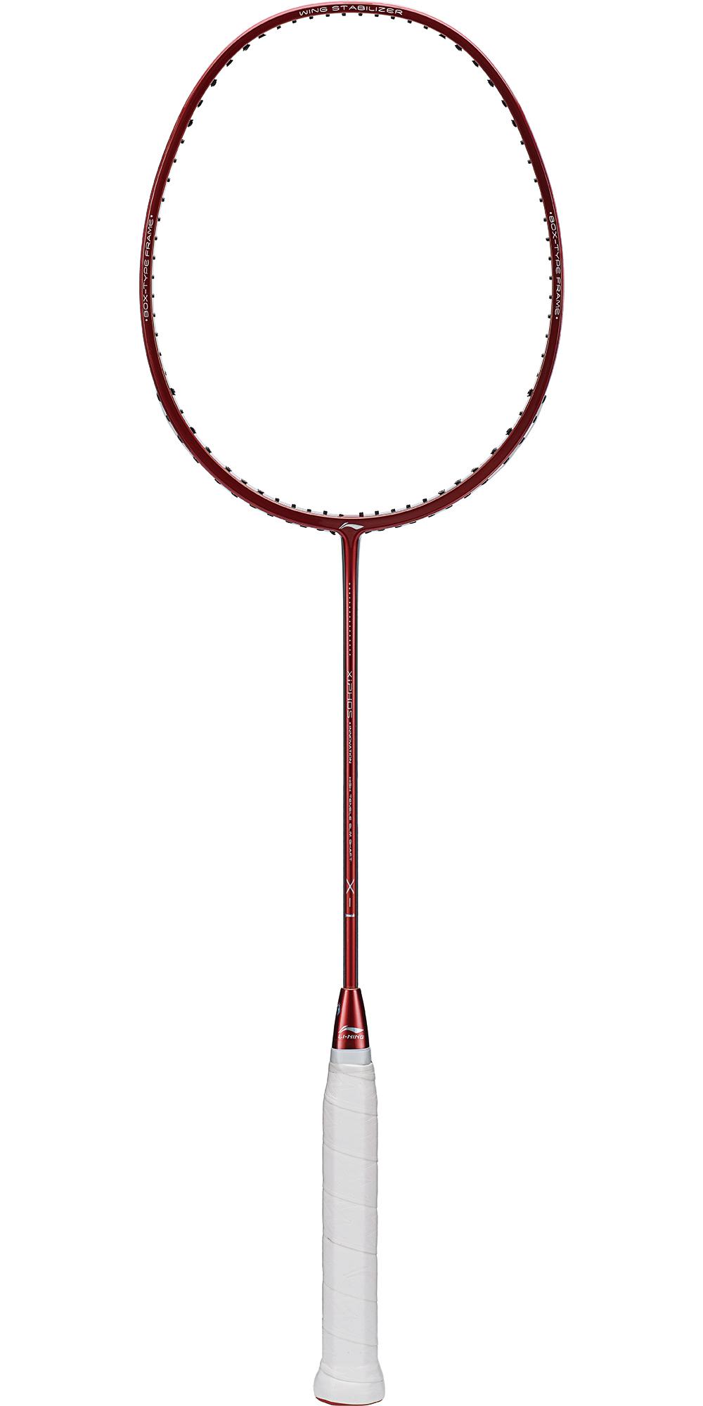 Li-Ning Xiphos X-1 Badminton Racket - Red - Tennisnuts.com