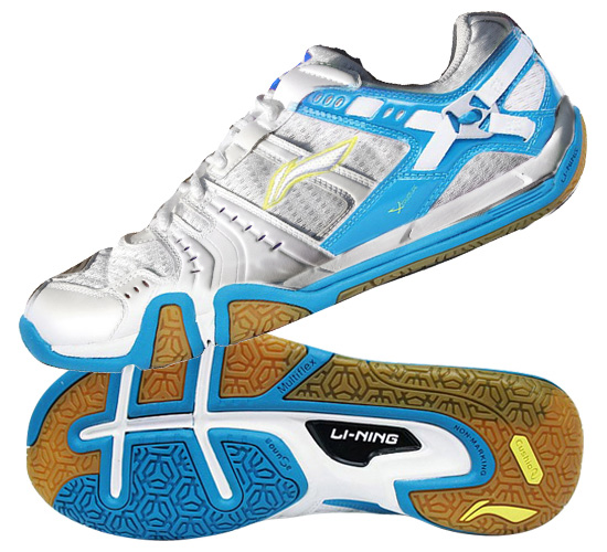 Li-Ning China Metall X Shoes - Blue - Tennisnuts.com