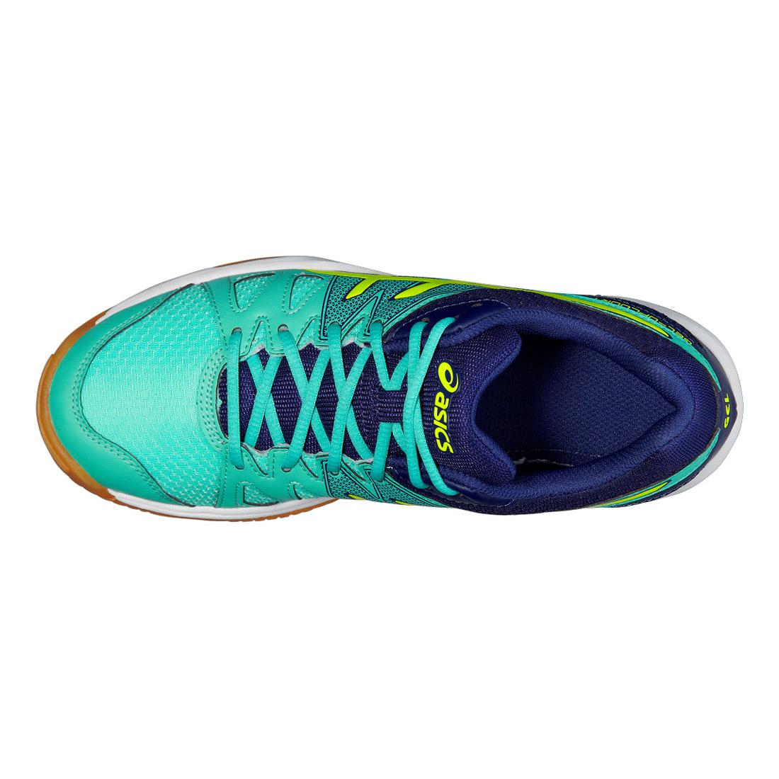 Asics Womens GEL-Upcourt Indoor Court Shoes - Aqua Mint - Tennisnuts.com