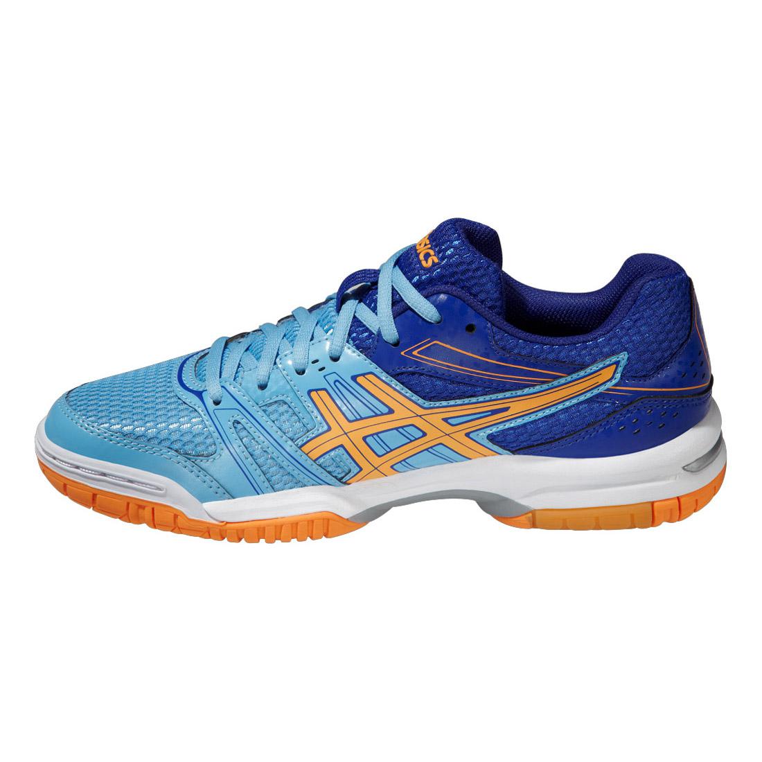 Asics Womens GEL-Rocket 7 Indoor Court Shoes - Blue - Tennisnuts.com