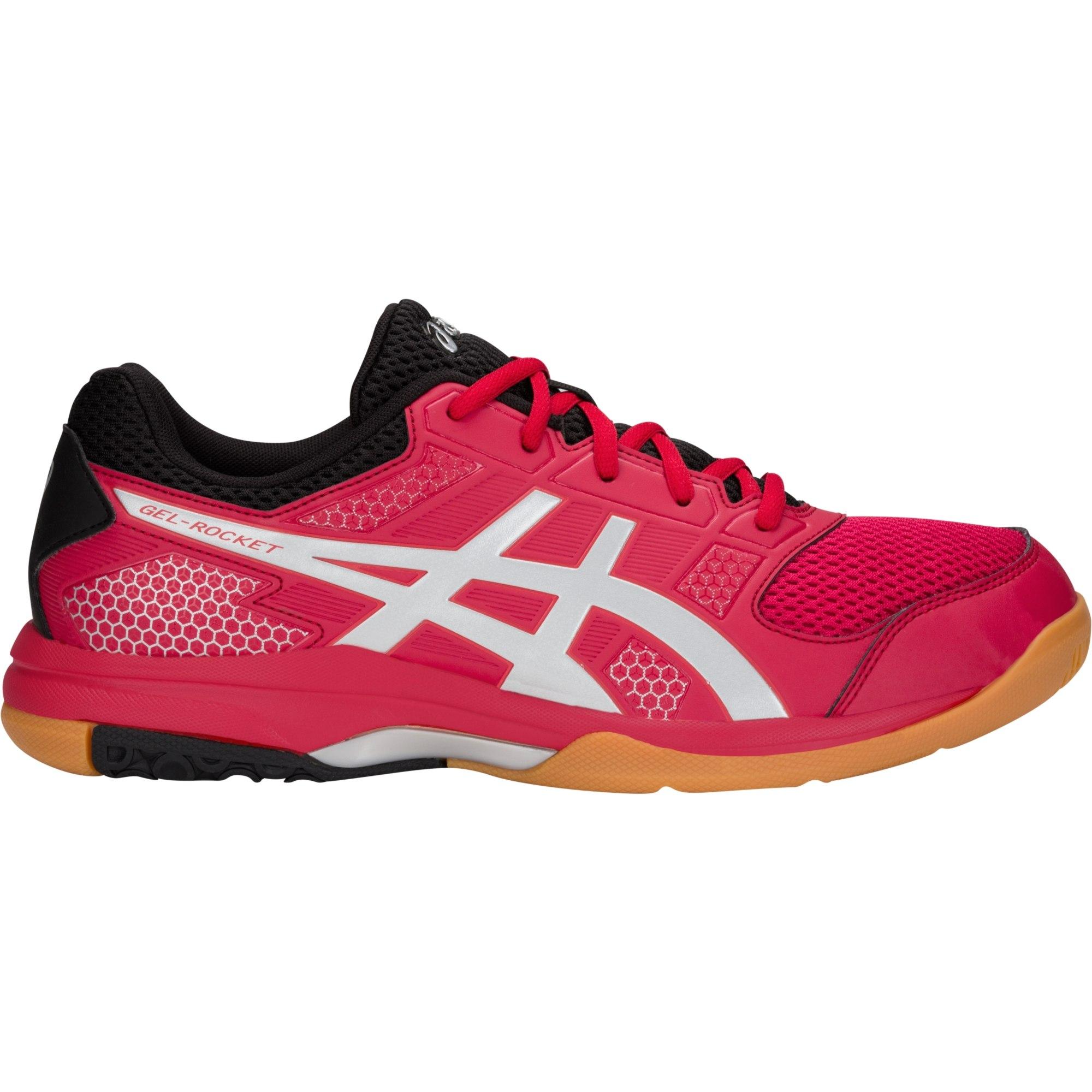 Asics Mens GEL-Rocket 8 Indoor Court Shoes - Samba/Silver - Tennisnuts.com