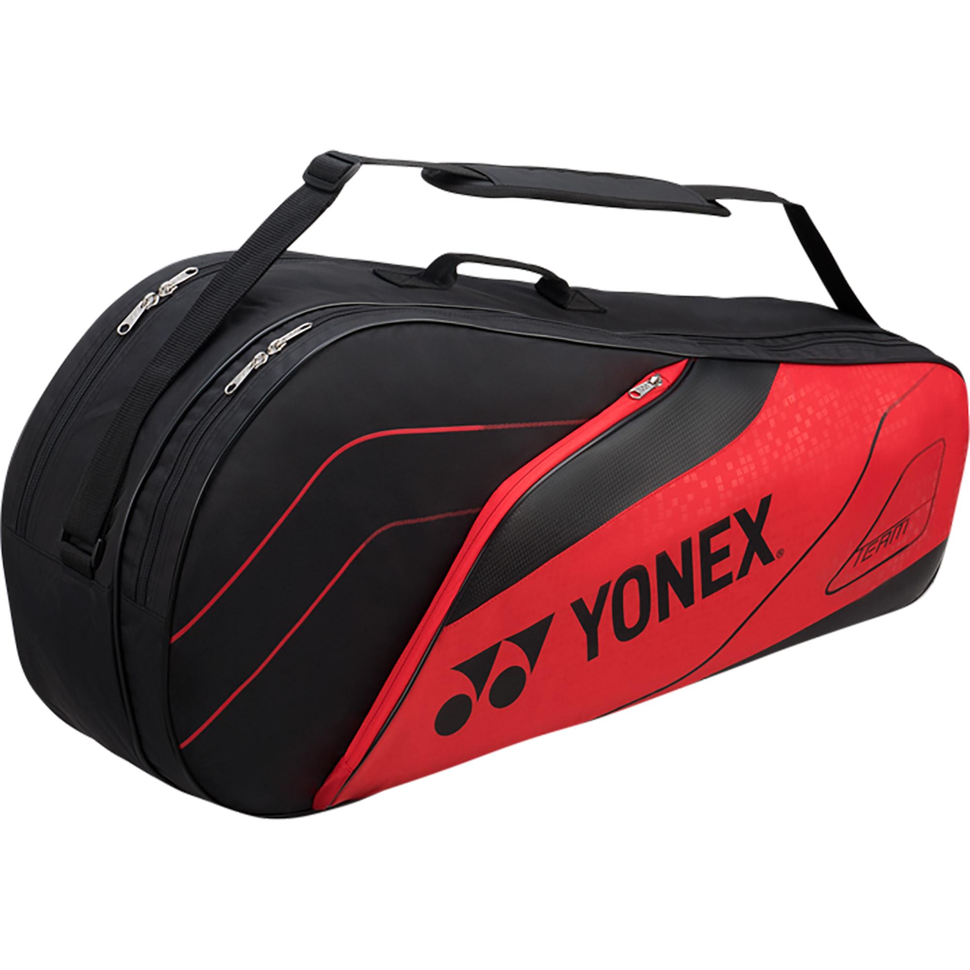Yonex Team 6 Racket Bag (BAG4926EX) - Black/Red - Tennisnuts.com