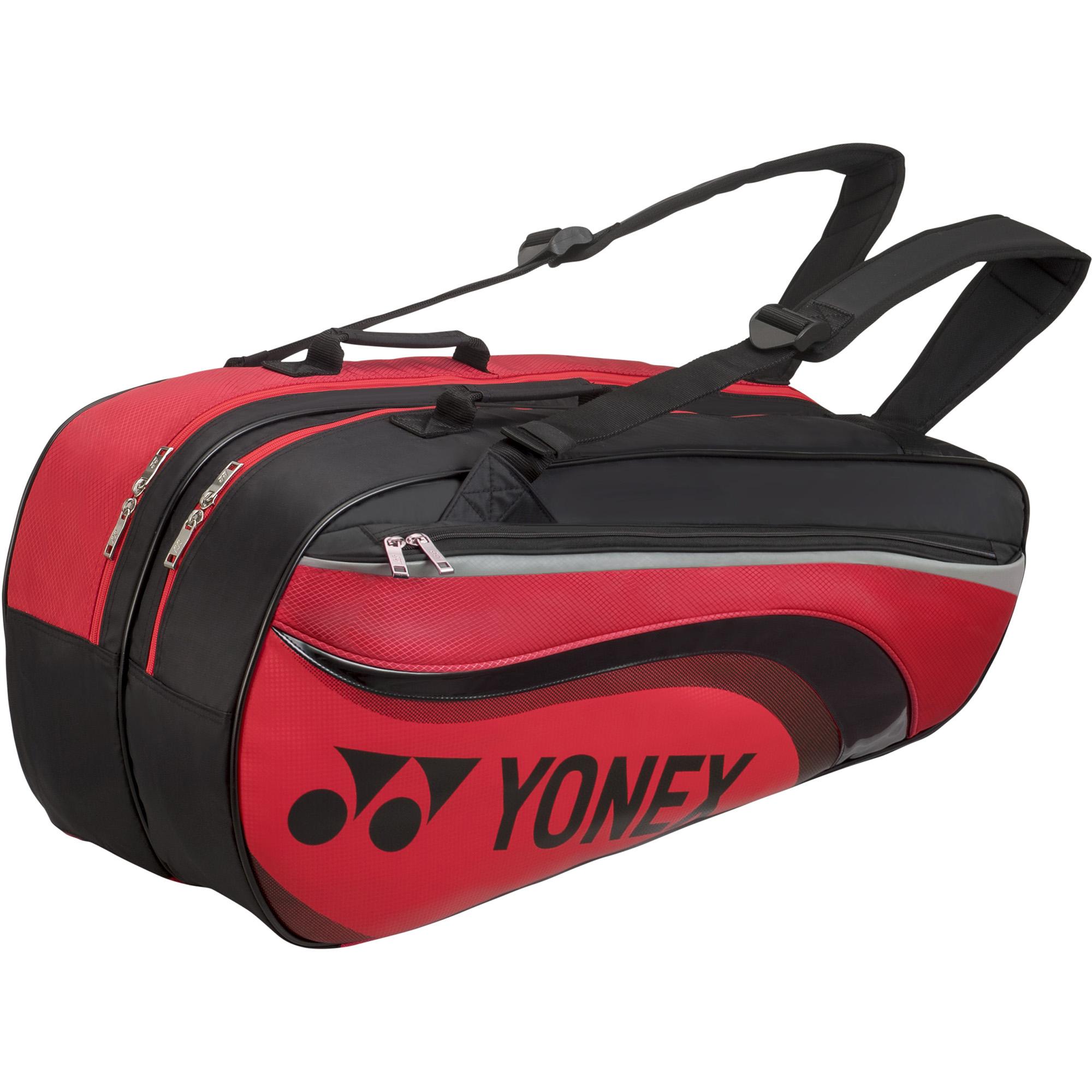 Yonex Active 6 Racket Bag - Bright Red - Tennisnuts.com