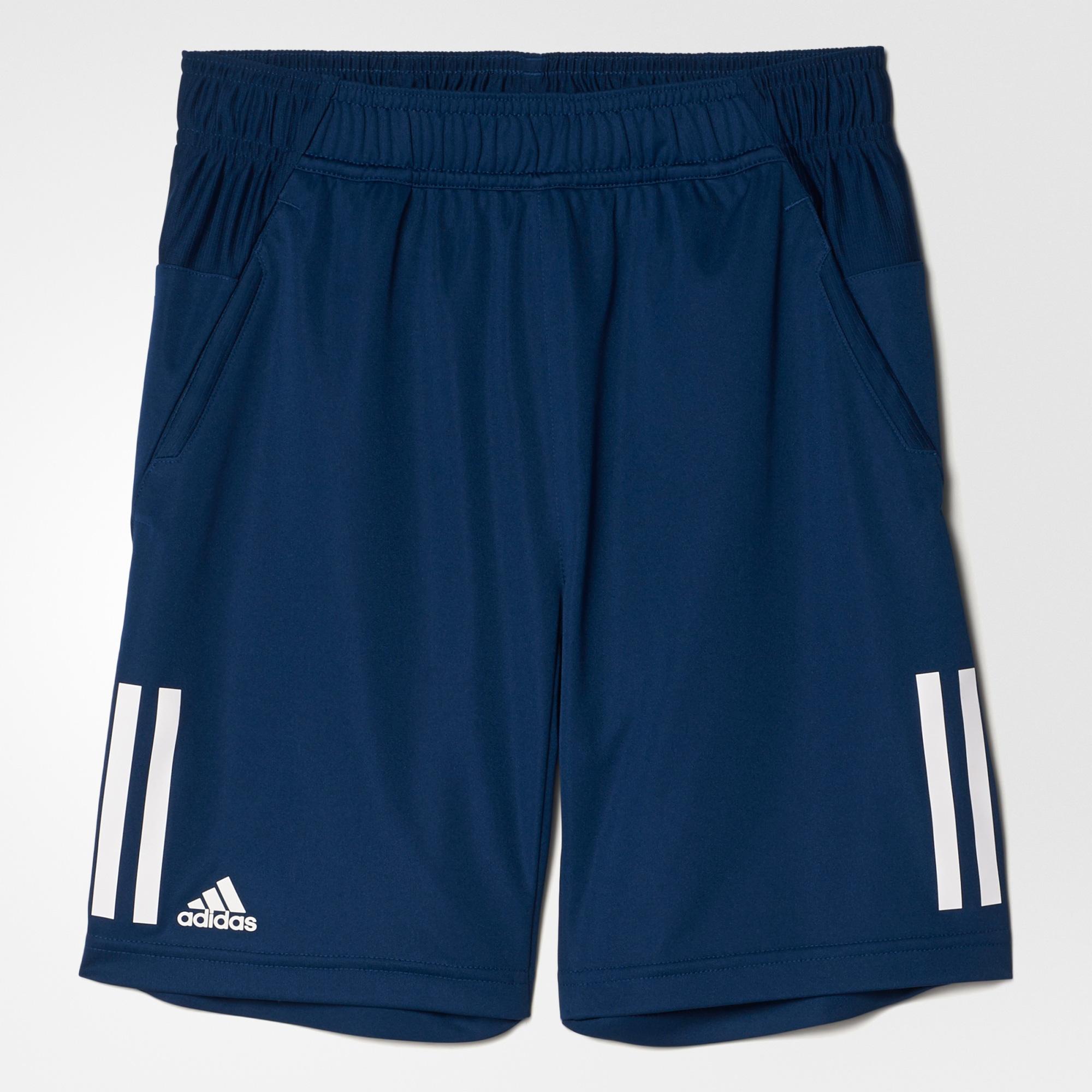 Adidas Boys Club Shorts - Mystery Blue - Tennisnuts.com