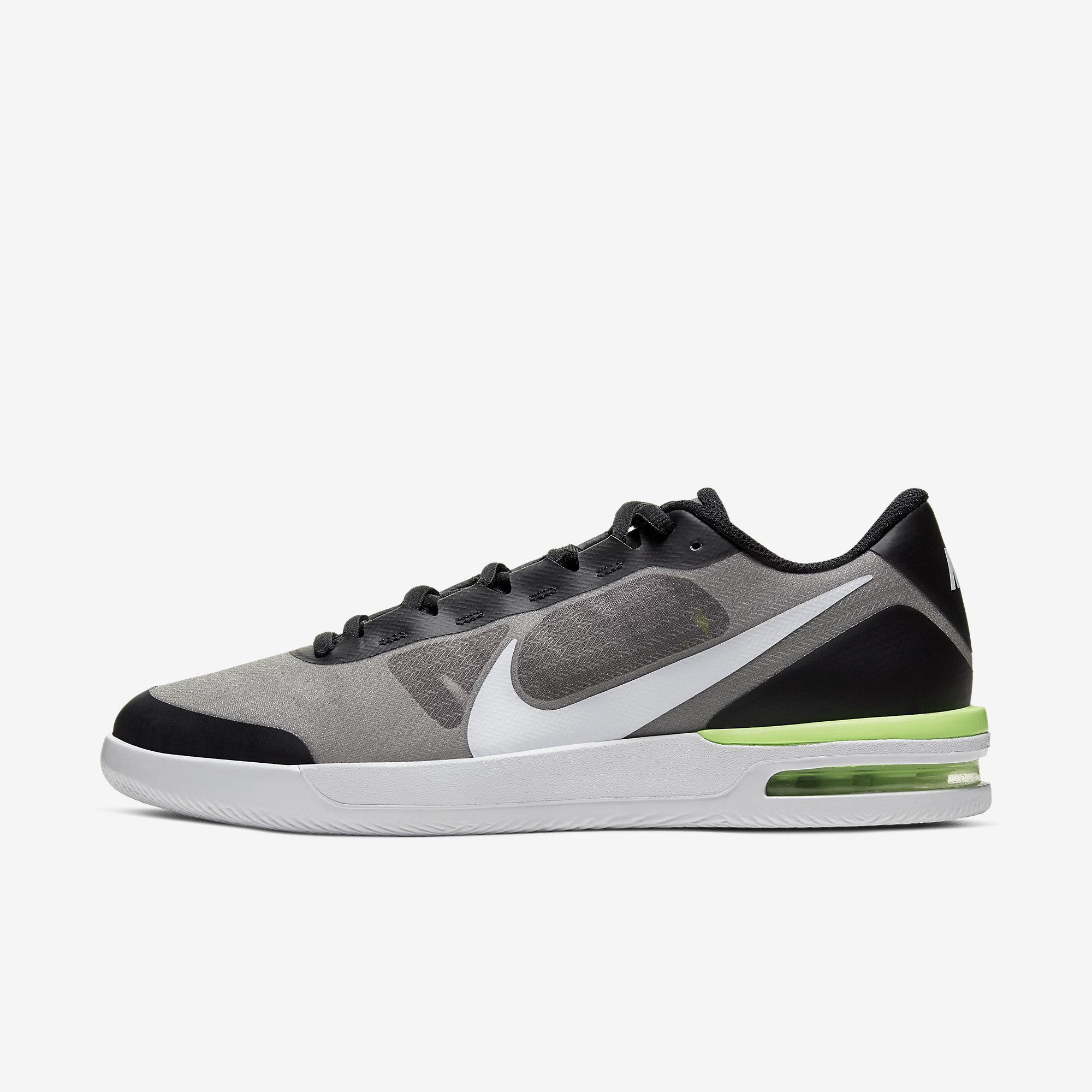 Nike Mens Air Max Vapor Wing Tennis Shoes - White/Black/Volt ...