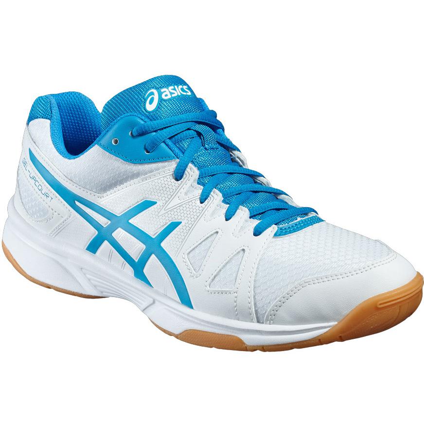 Asics Kids GEL-Upcourt GS Indoor Court Shoes - White - Tennisnuts.com