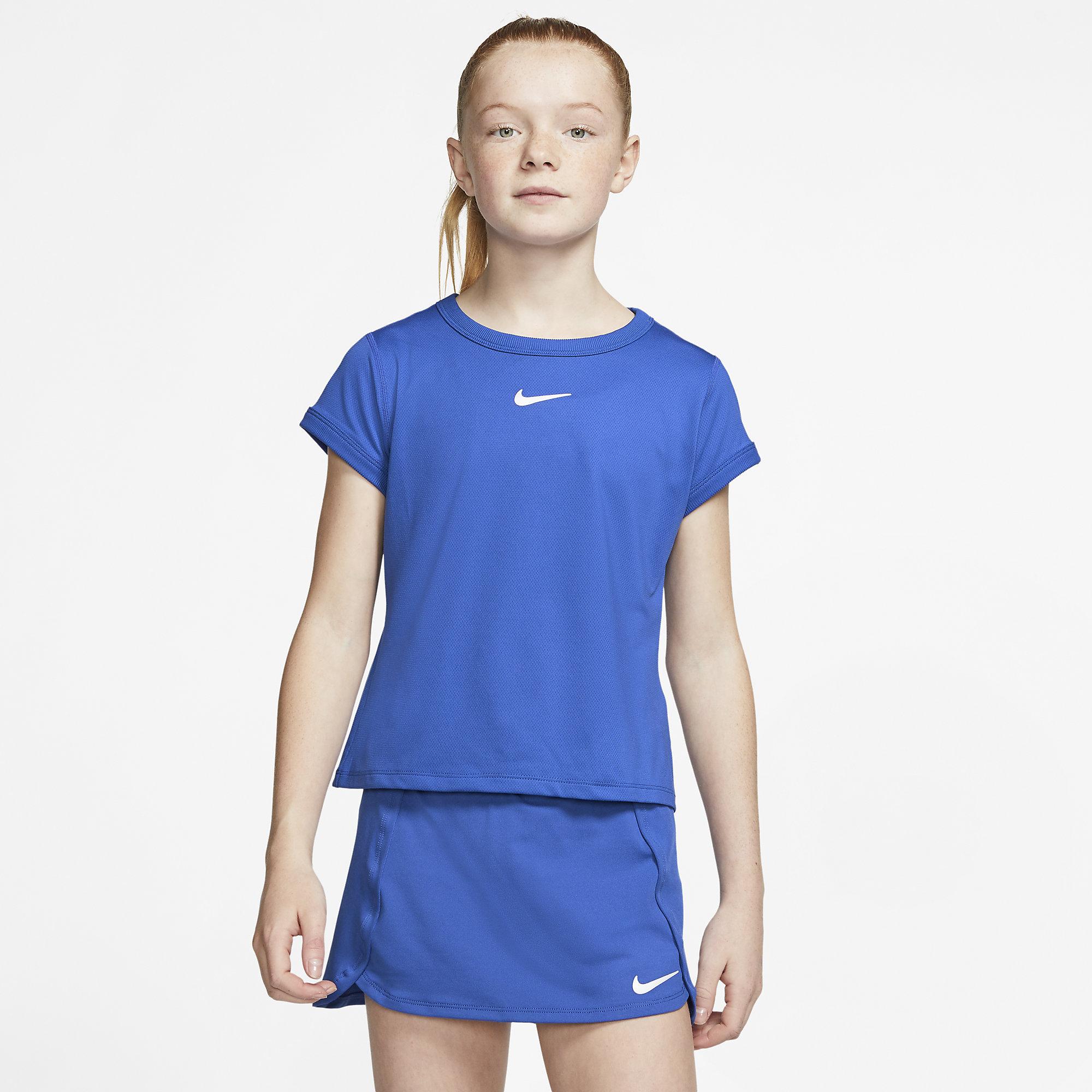 Nike Girls Dri-FIT Top - Game Royal - Tennisnuts.com