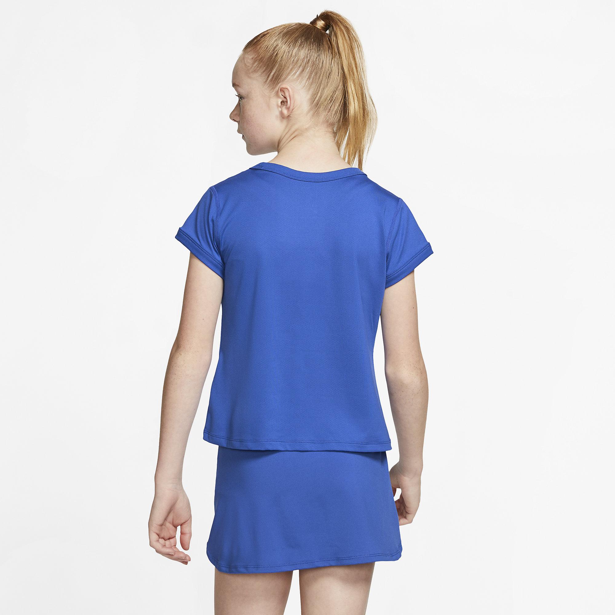 Nike Girls Dri-FIT Top - Game Royal - Tennisnuts.com