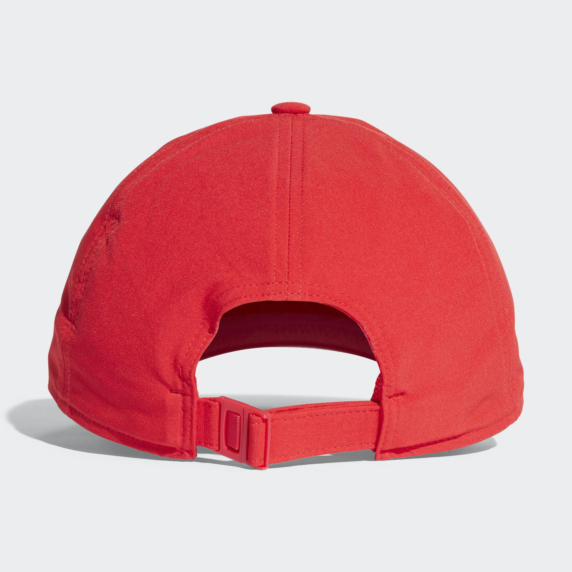Adidas Adult 5 Panel Climalite Cap - Scarlet Red - Tennisnuts.com