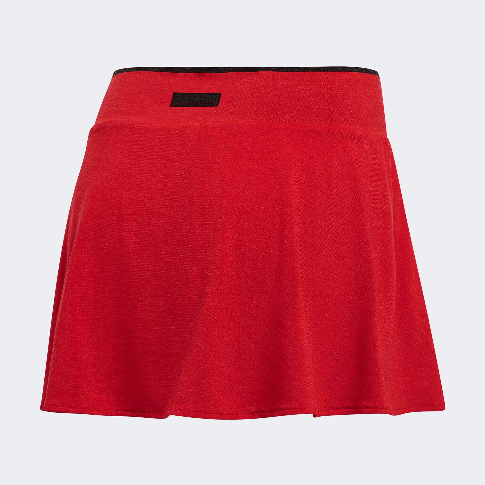 Adidas Womens Barricade Skort - Scarlet Red - Tennisnuts.com