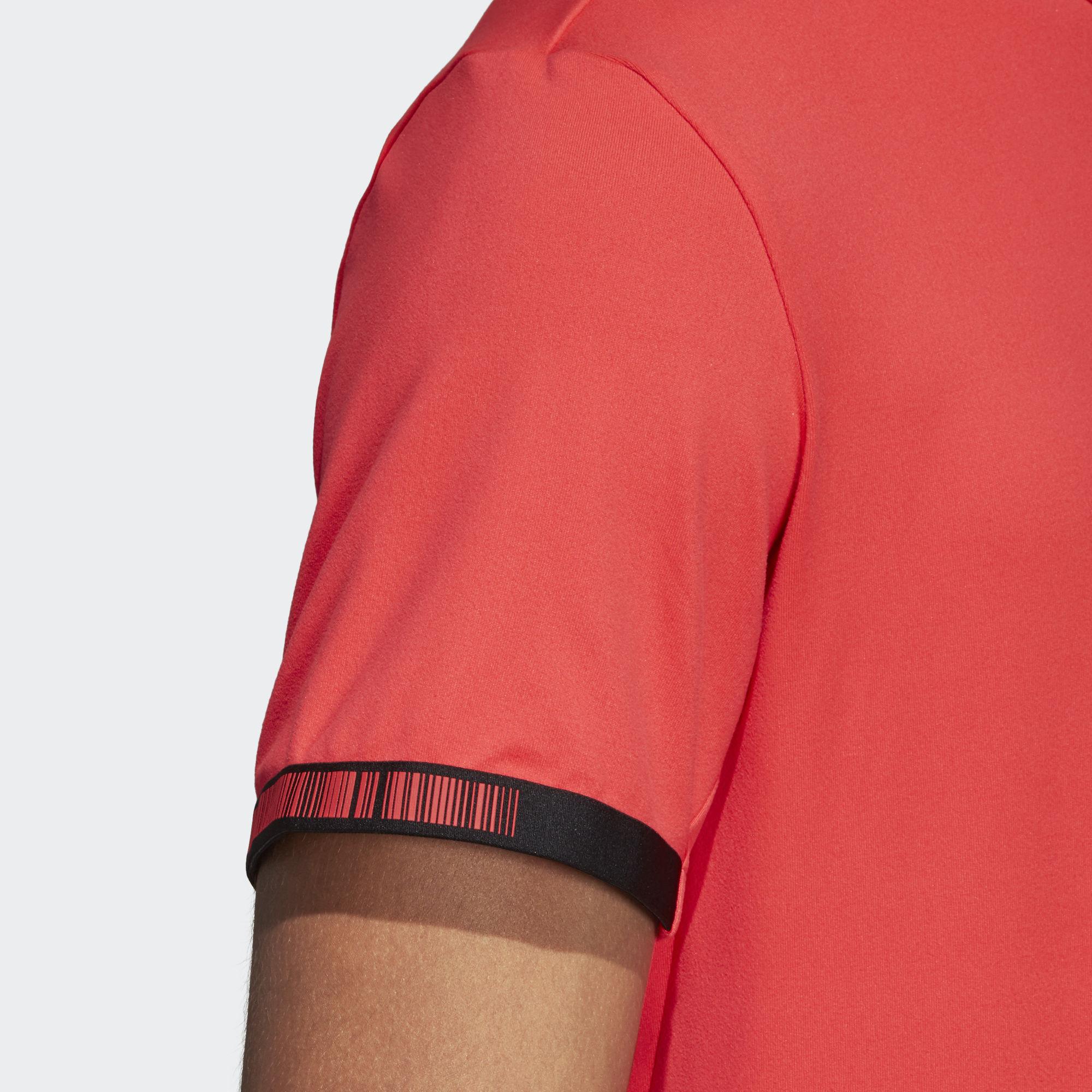 Adidas Mens MatchCode Polo Shirt - Shock Red/Night Met - Tennisnuts.com