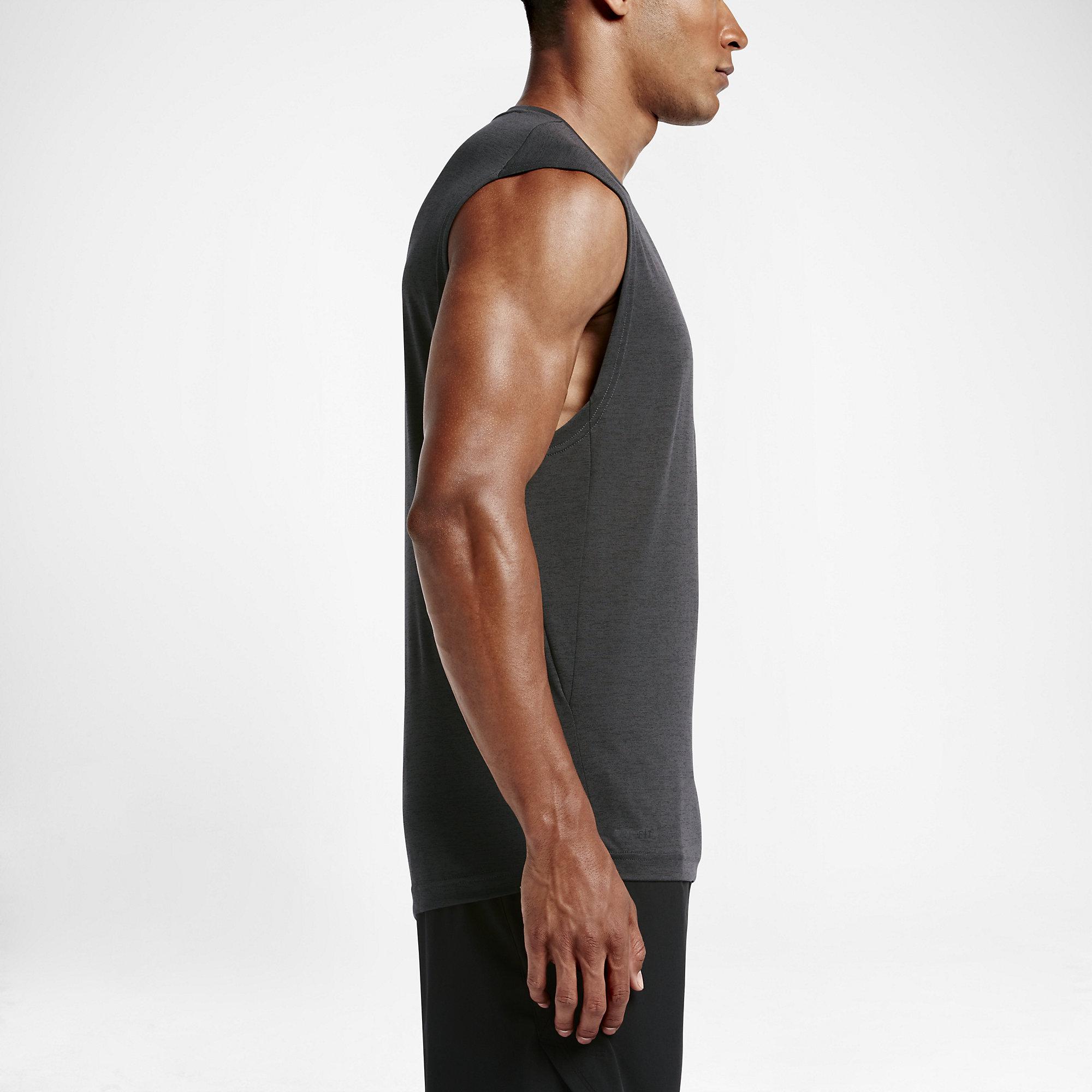Nike Mens Dry Training Tank Top - Black - Tennisnuts.com