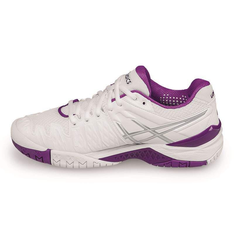 Asics Womens GEL-Resolution 6 Limited Edition Tennis Shoes - White ...