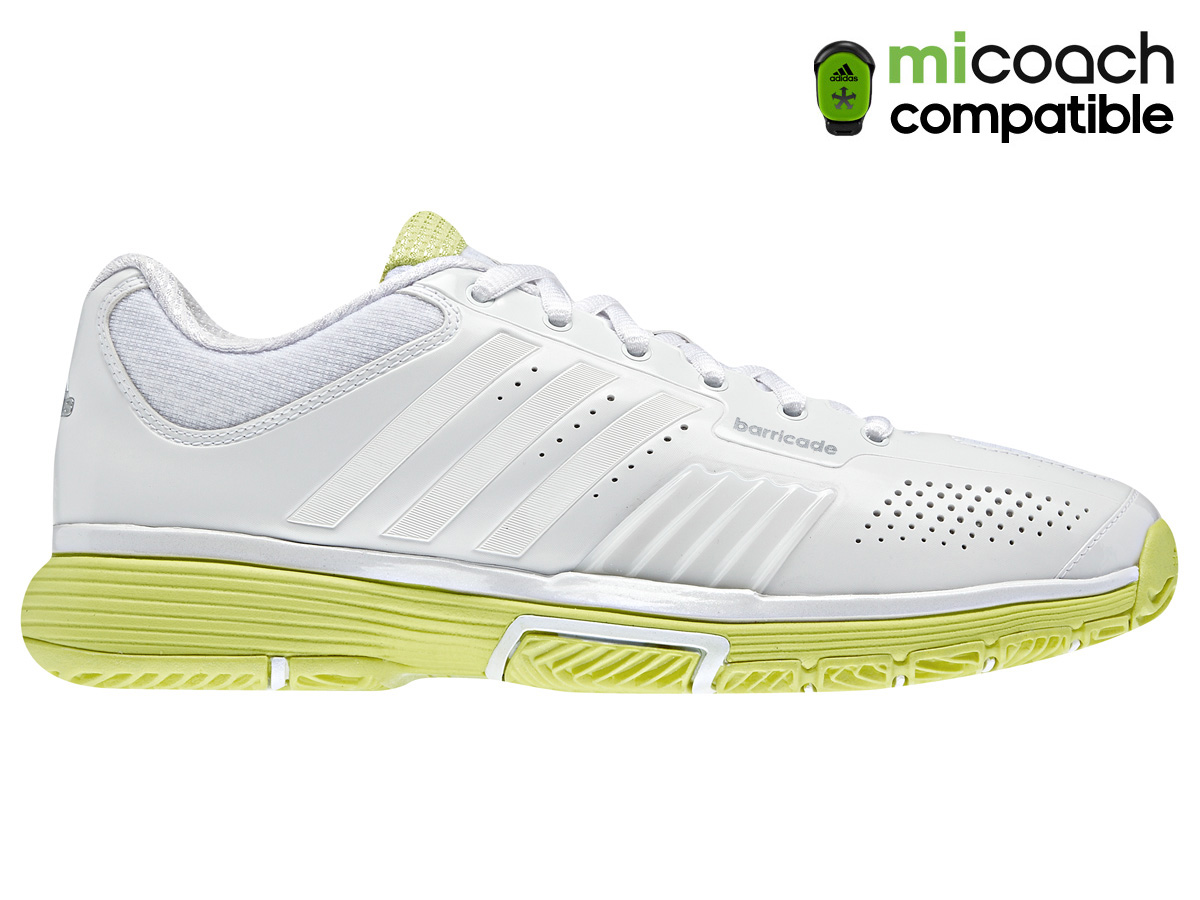 Adidas Womens adiPower Barricade 7.0 Tennis Shoes - White/Light Mauve ...