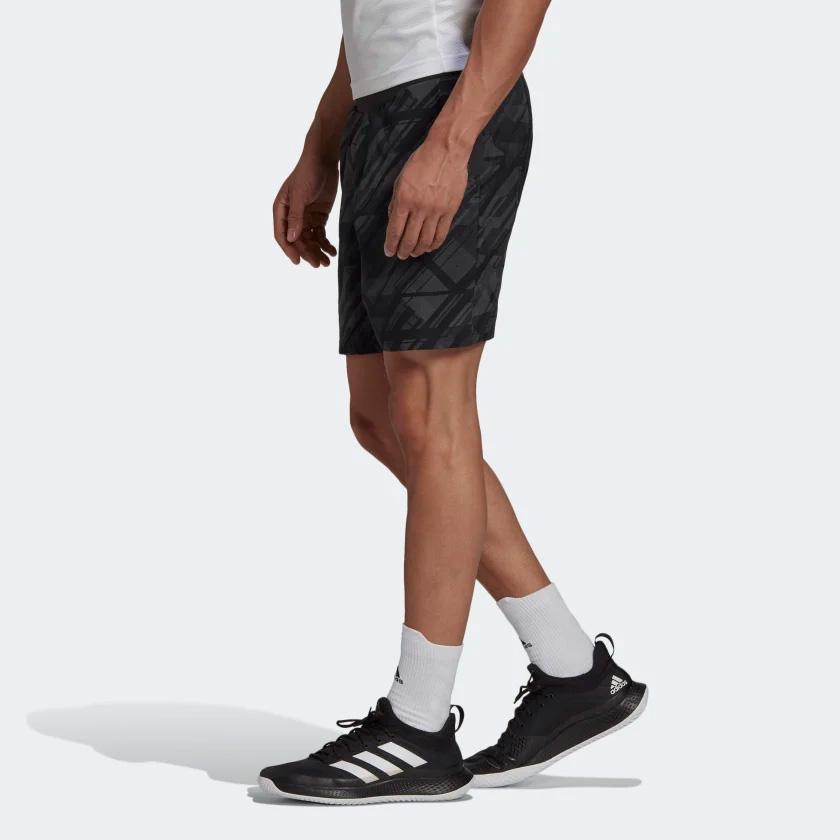 Adidas Mens Printed Short - Black - Tennisnuts.com
