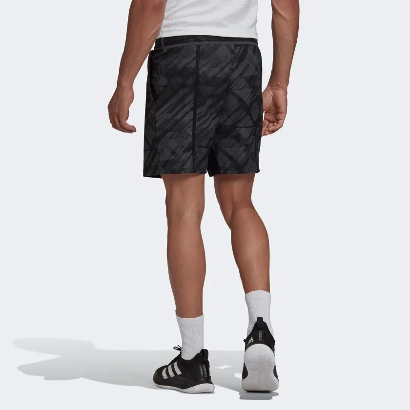 Adidas Mens Printed Short - Black - Tennisnuts.com