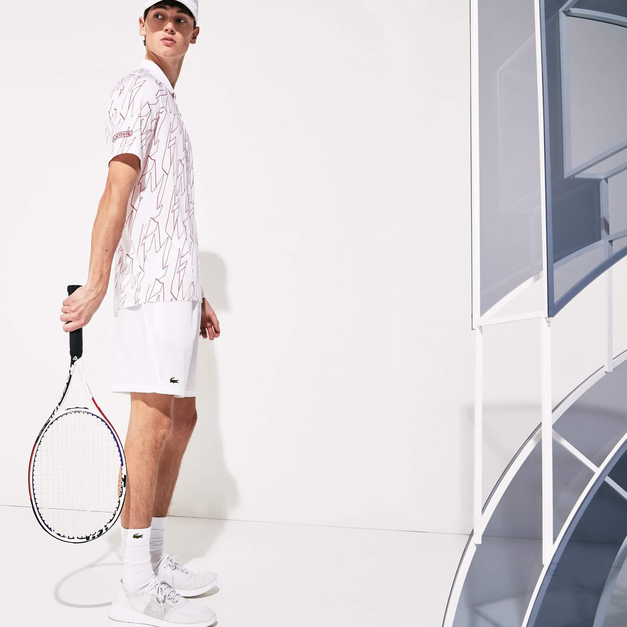 Lacoste Mens Djokovic Short - White - Tennisnuts.com