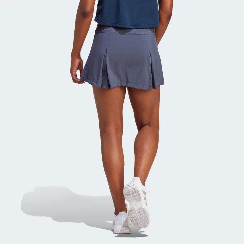 Adidas Womens Club Pleat Tennis Skirt - Shadow Navy - Tennisnuts.com