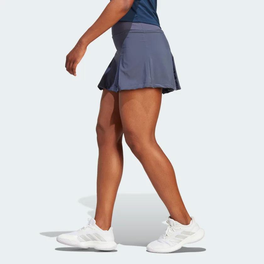 Adidas Womens Club Pleat Tennis Skirt - Shadow Navy - Tennisnuts.com