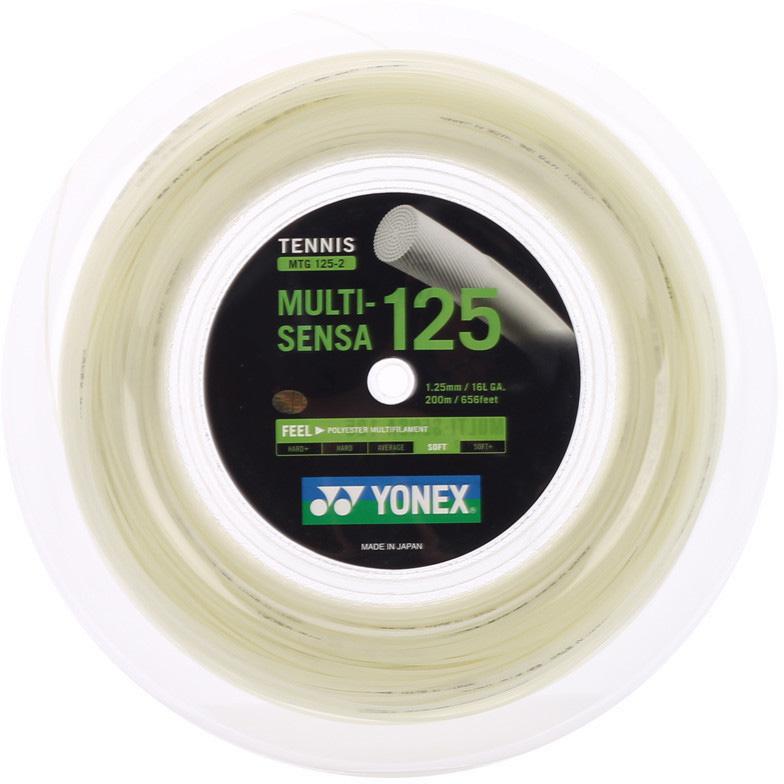 Yonex Multi-Sensa 200m Tennis String Reel - White - Tennisnuts.com
