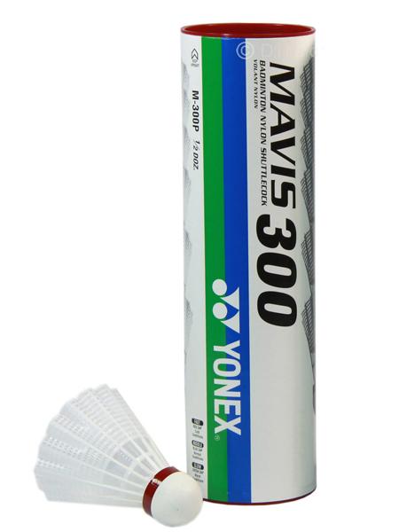 Yonex Mavis 300 FAST - 6 Shuttle Tube (White And Yellow) - Tennisnuts.com